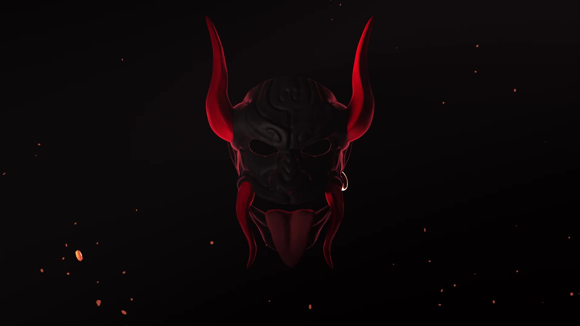 ArtStation - Oni mask