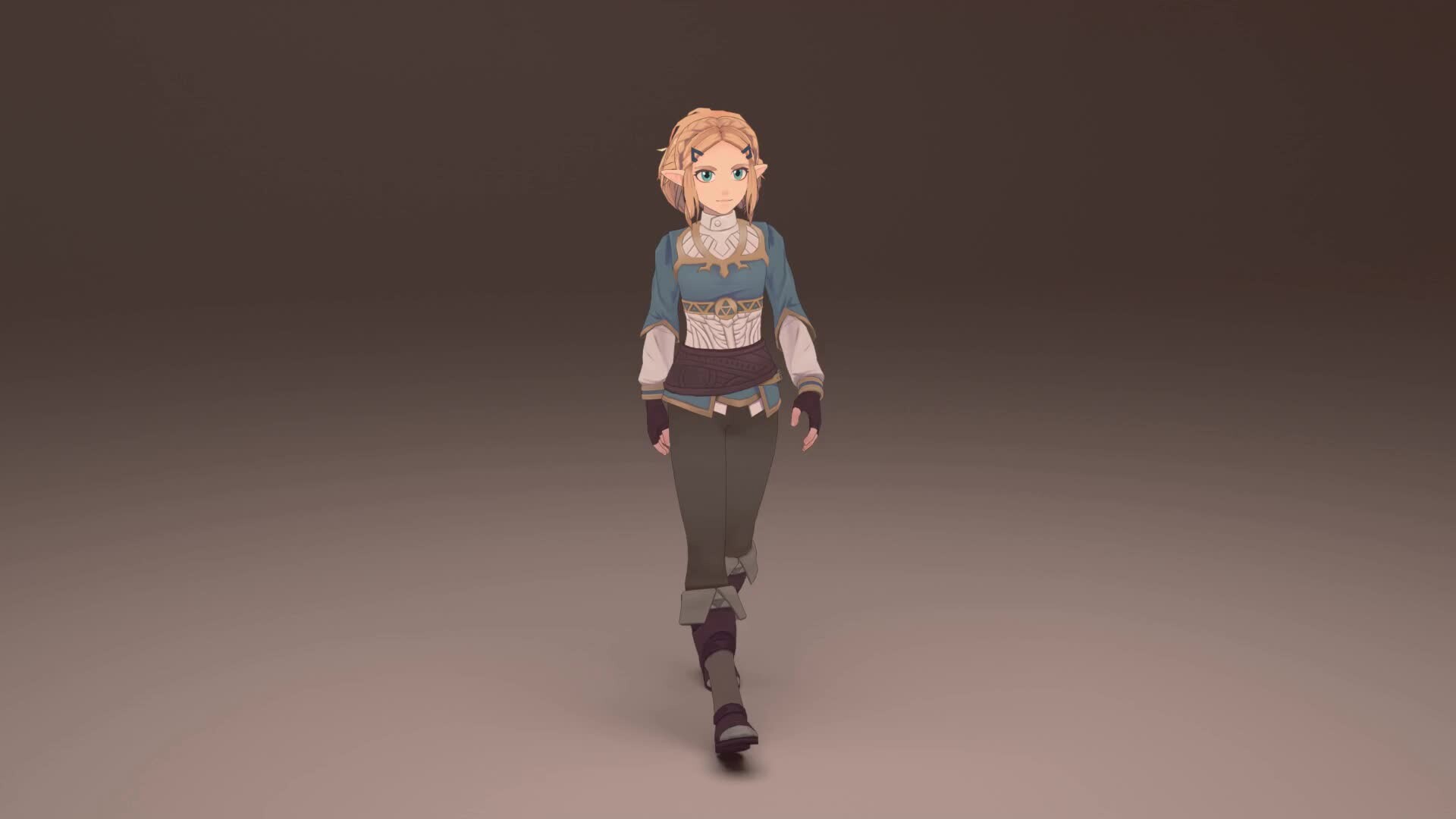 ArtStation - Zelda: Walk Animation