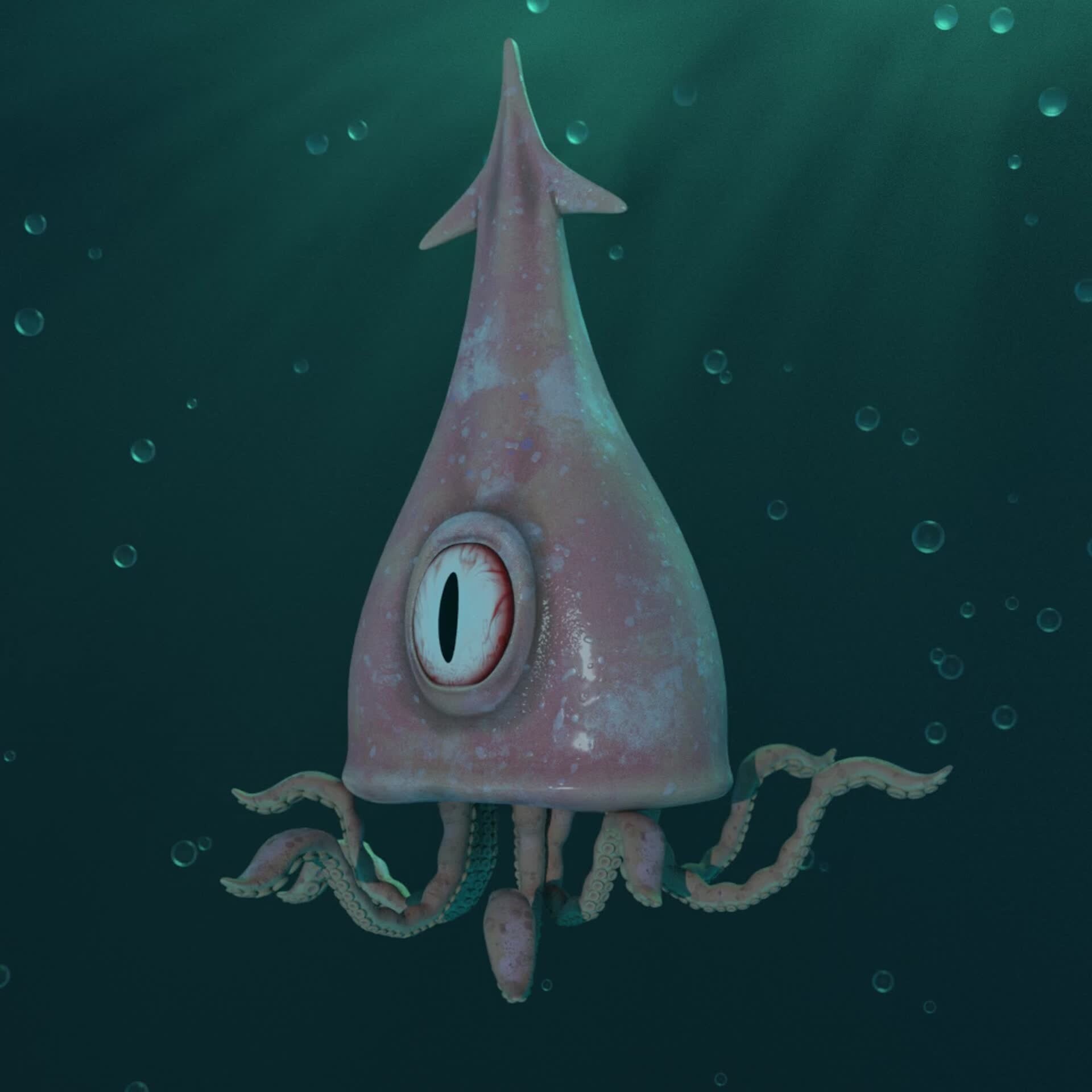 ArtStation - Giant Squid