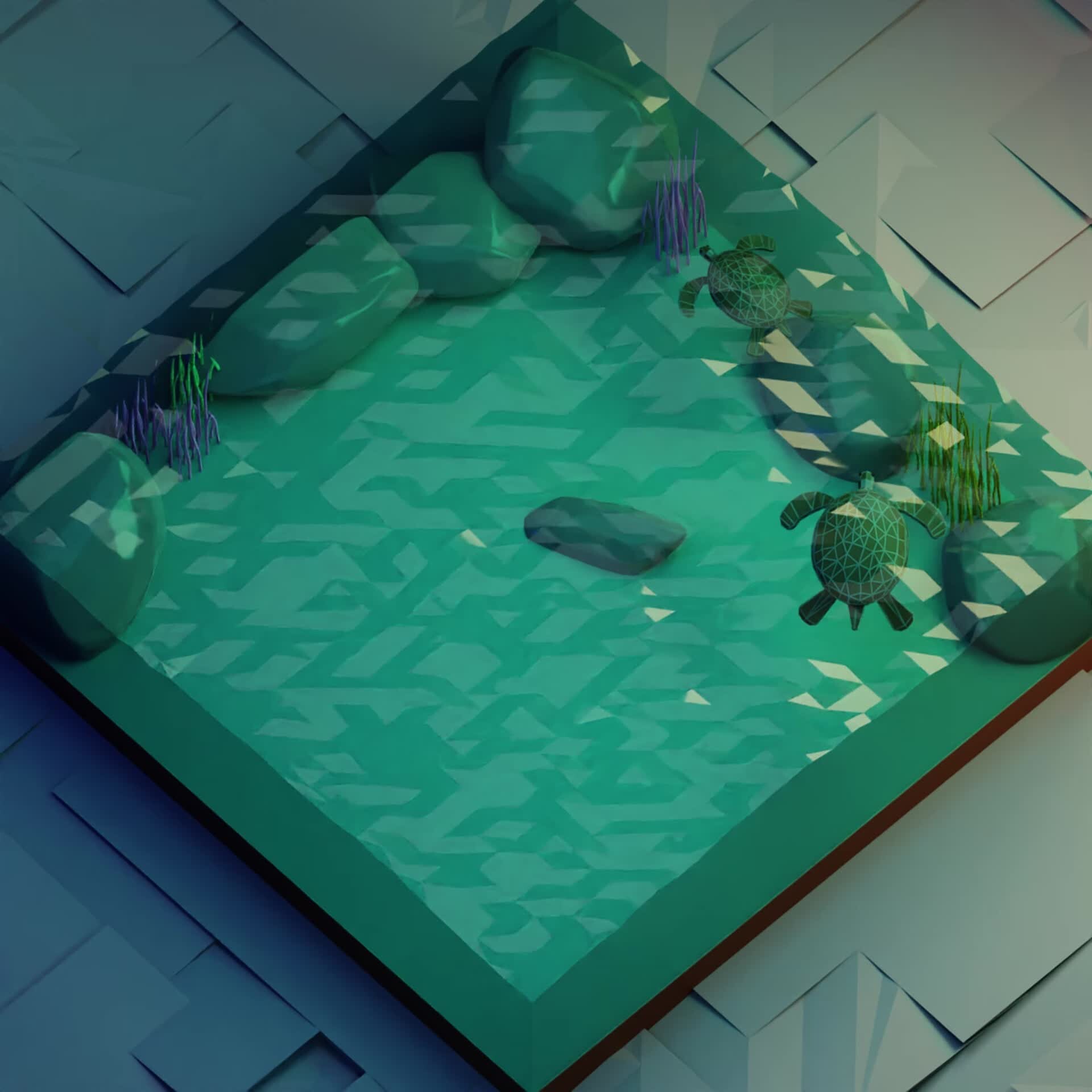 ArtStation - Turtle - Poly Creatures #6