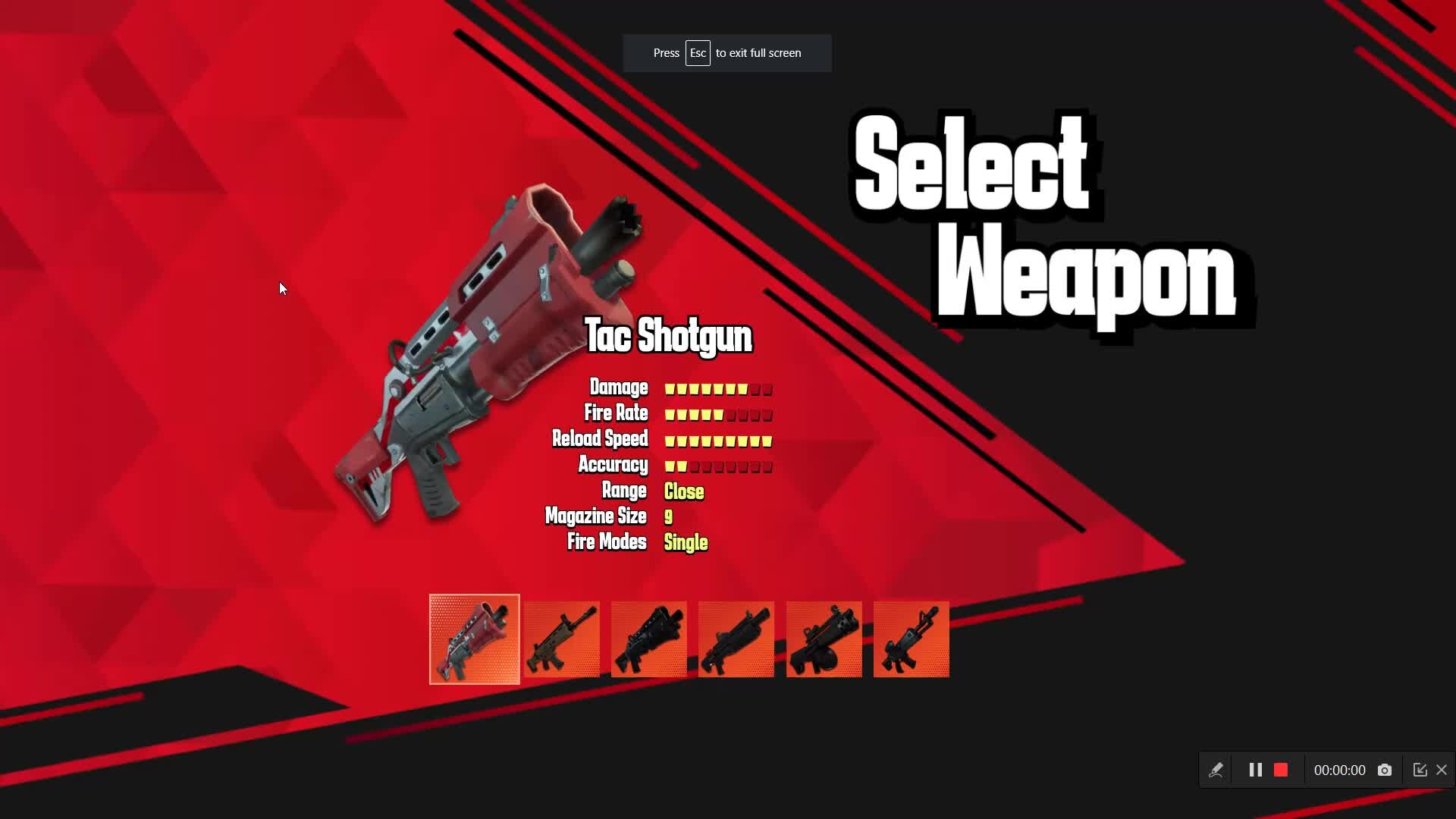 ArtStation - UX select weapon test