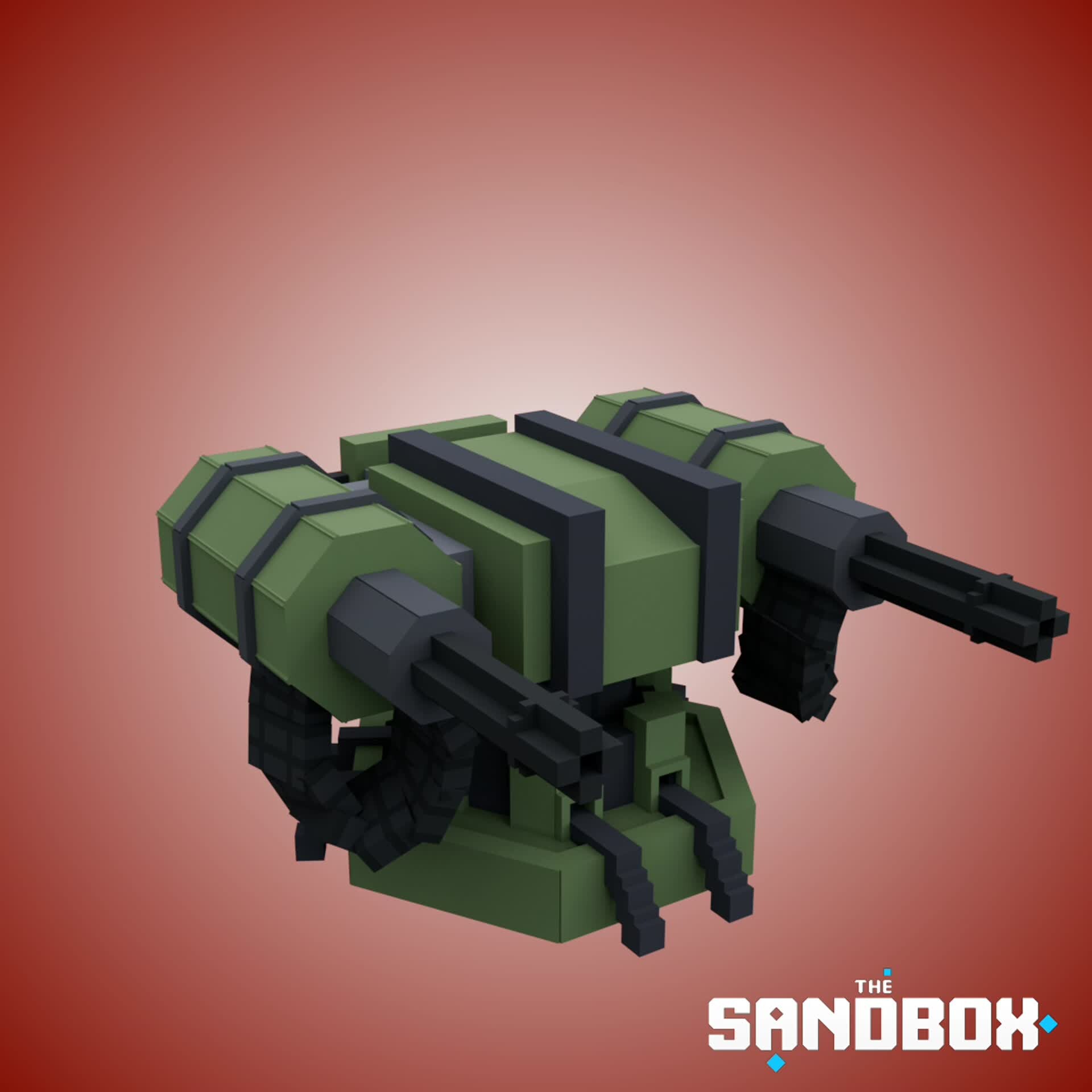 ArtStation - Military Machine Gun Turret