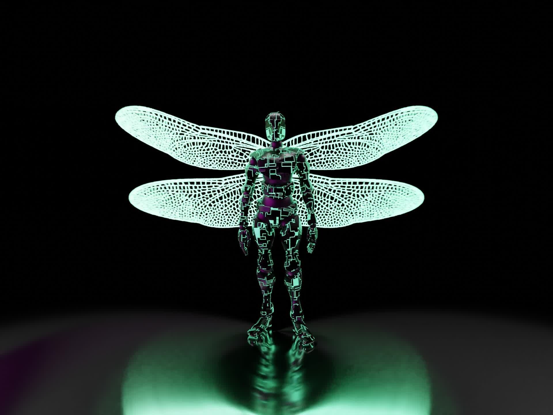 ArtStation - Dragonfly Humanoid