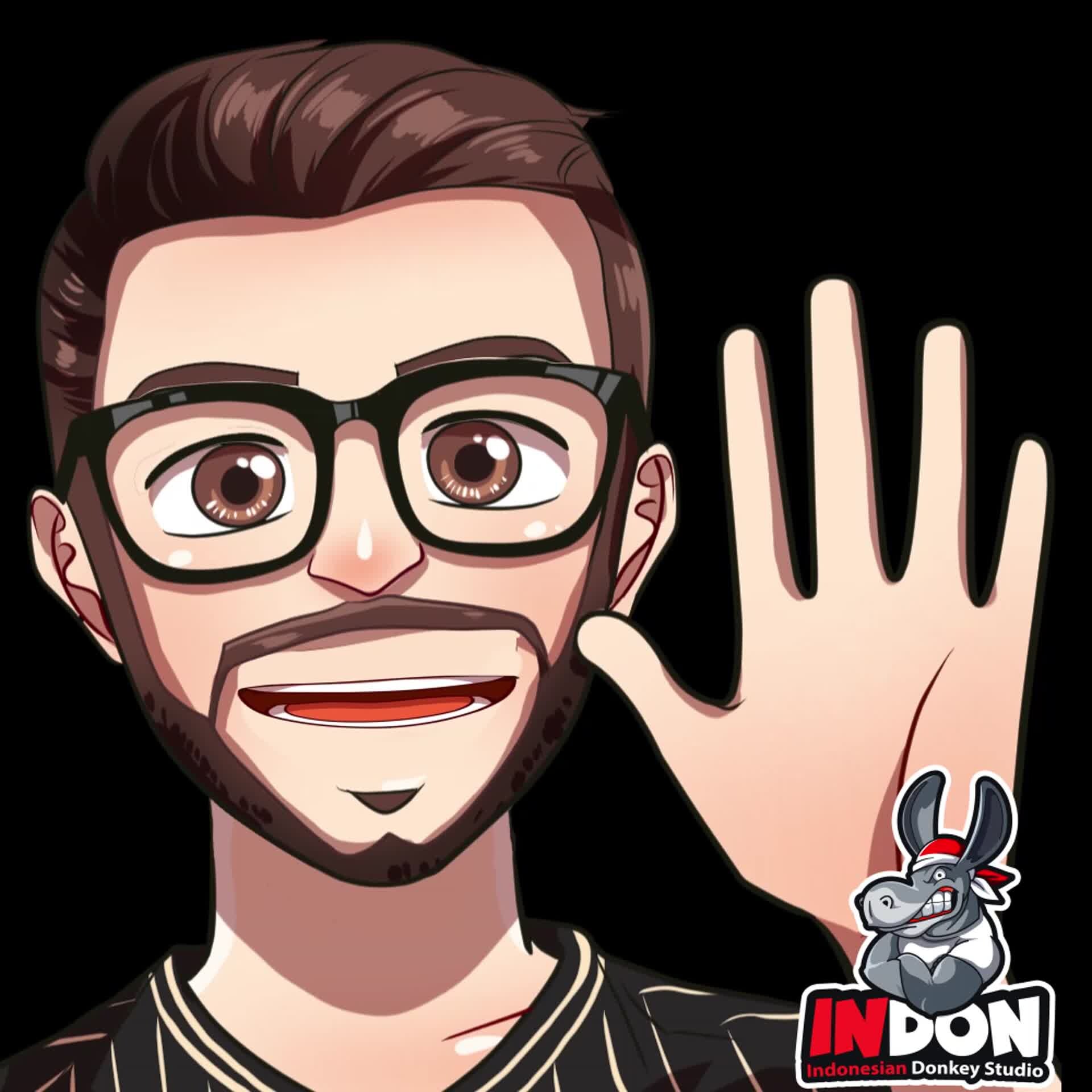 ArtStation - Animated Hi Emote