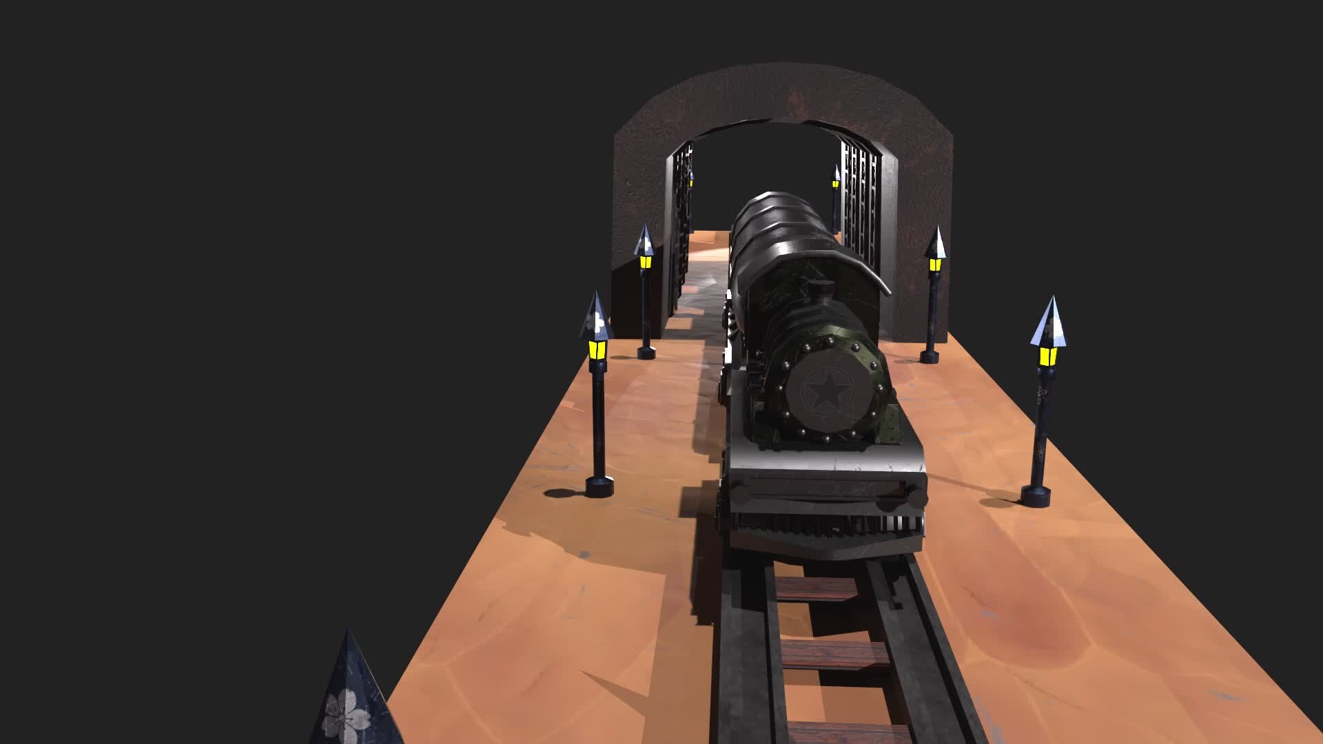 ArtStation - Stylized train