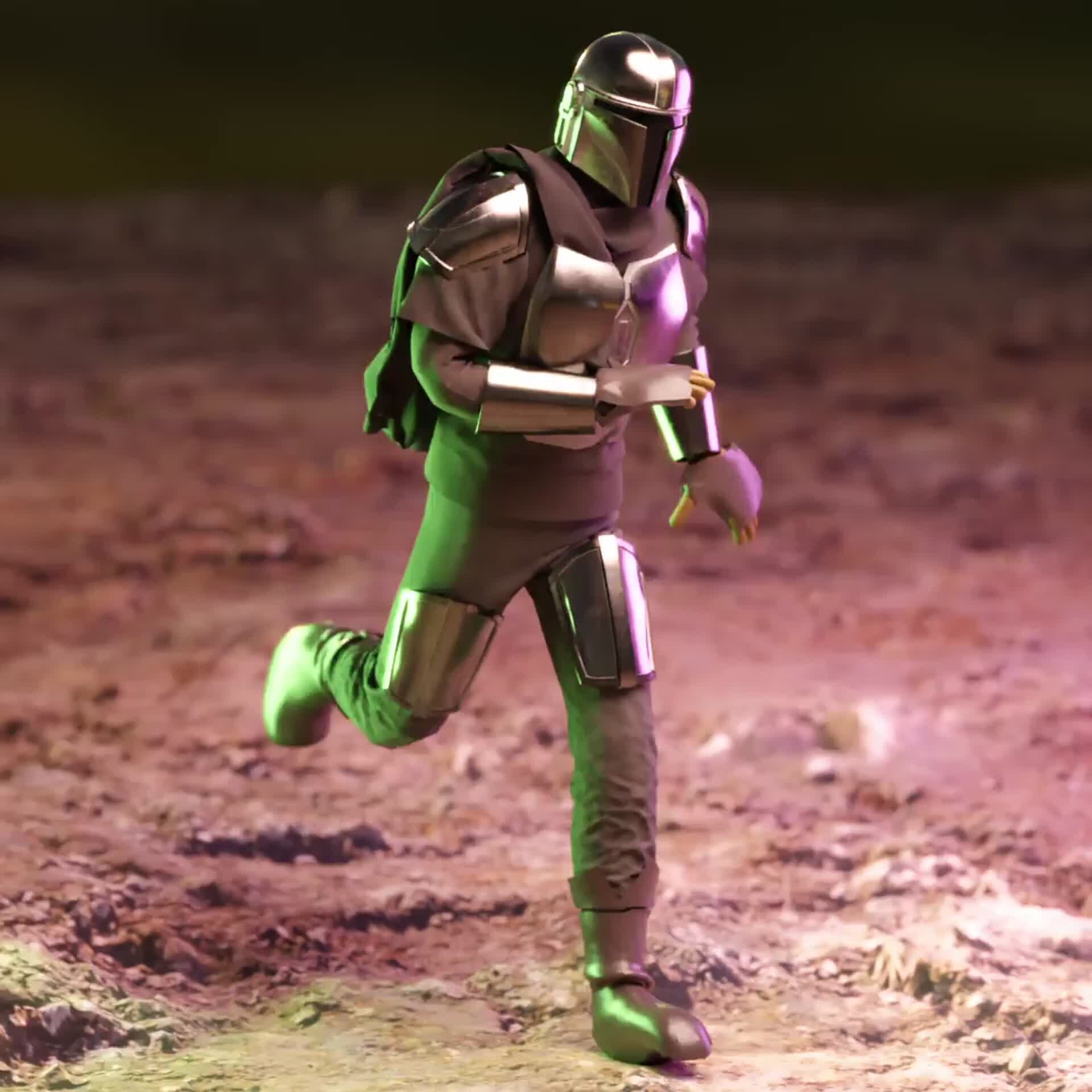 ArtStation - Mandalorian Runninig