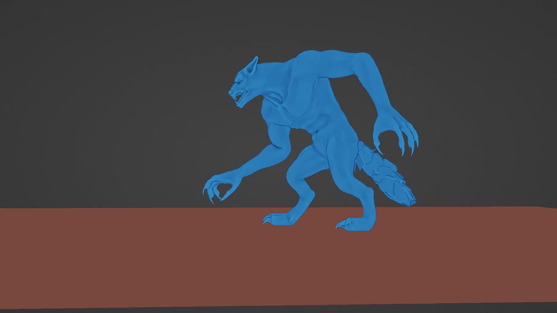 ArtStation - Werewolf hit reaction animations.