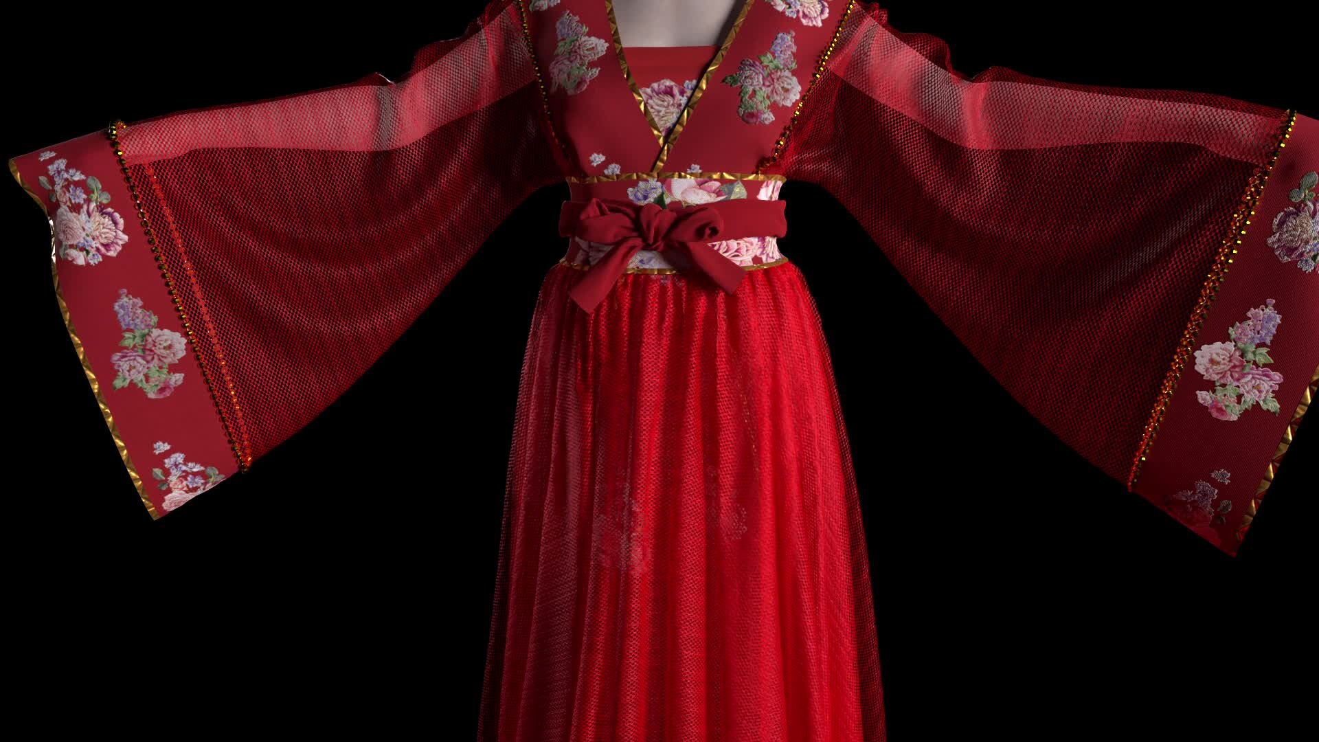 ArtStation - Chinese Traditional Clothing——红景天