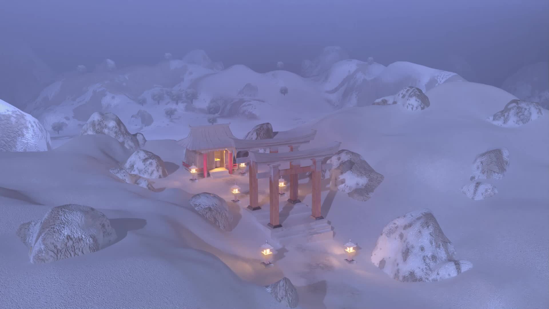 ArtStation - Lighting and Rendering - Shrine