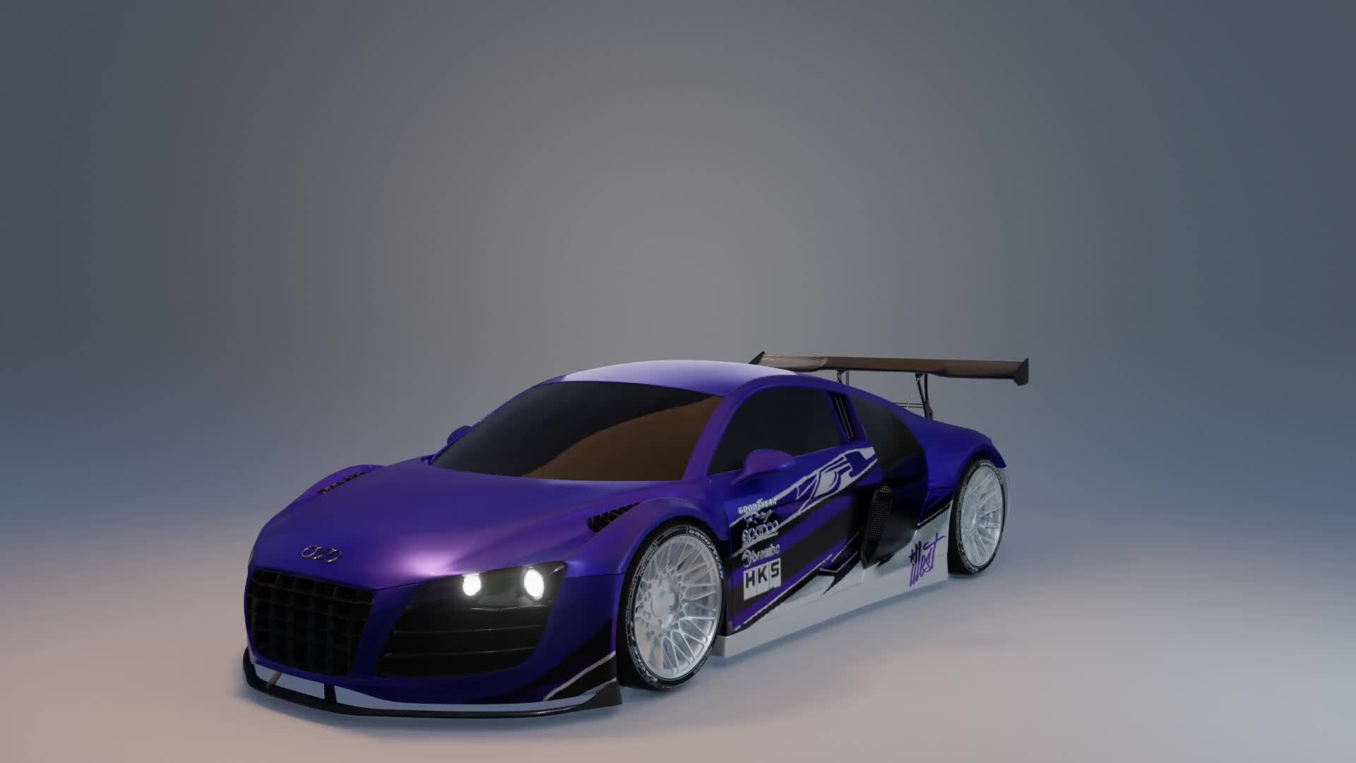 ArtStation - Audi R8 Customized