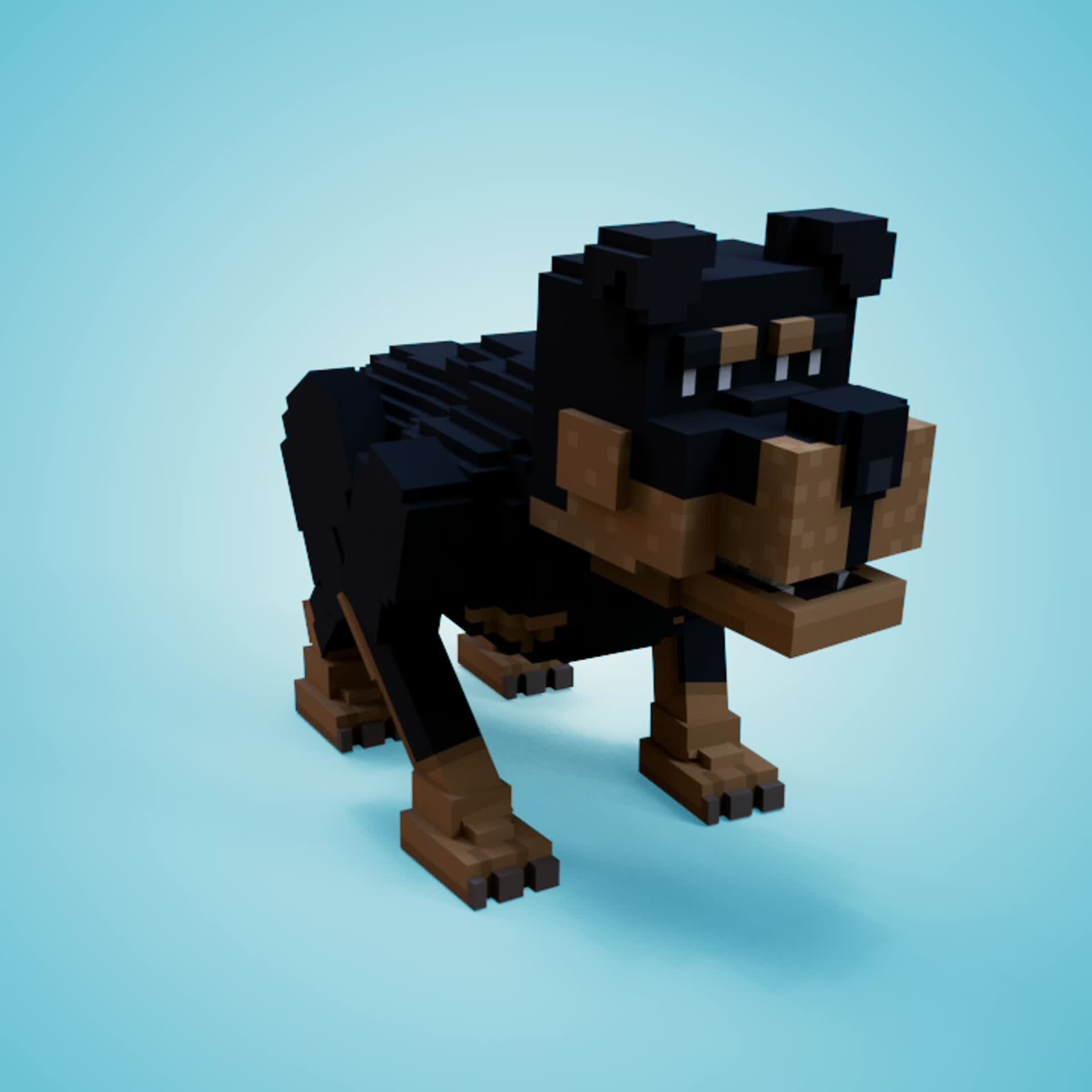 ArtStation - Dog - Sandbricks