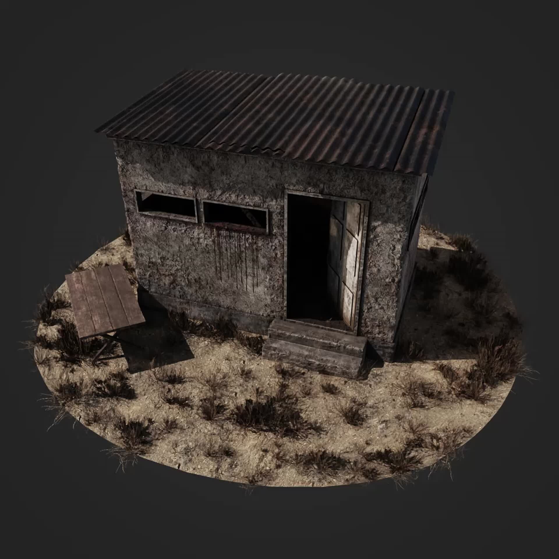 ArtStation - PUBG - Shack