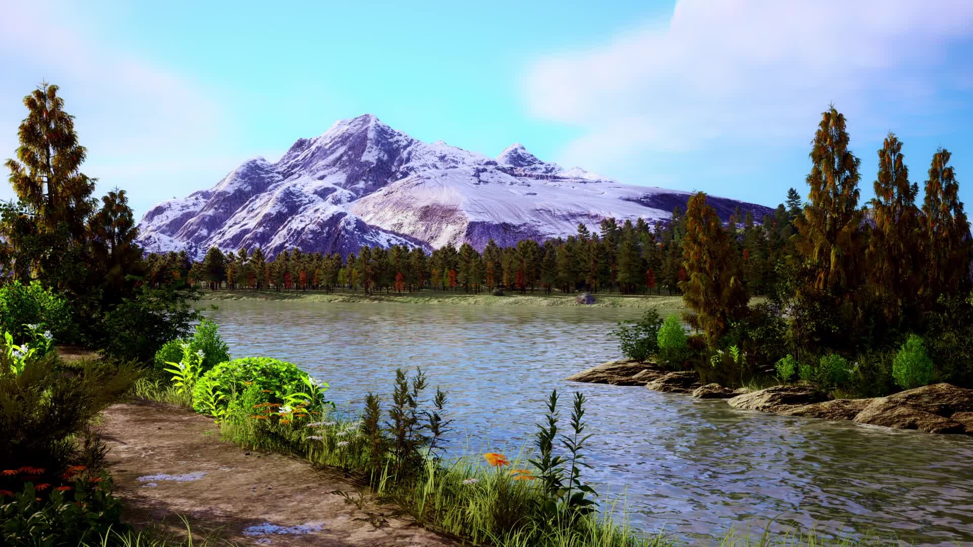 ArtStation - Mountain trail