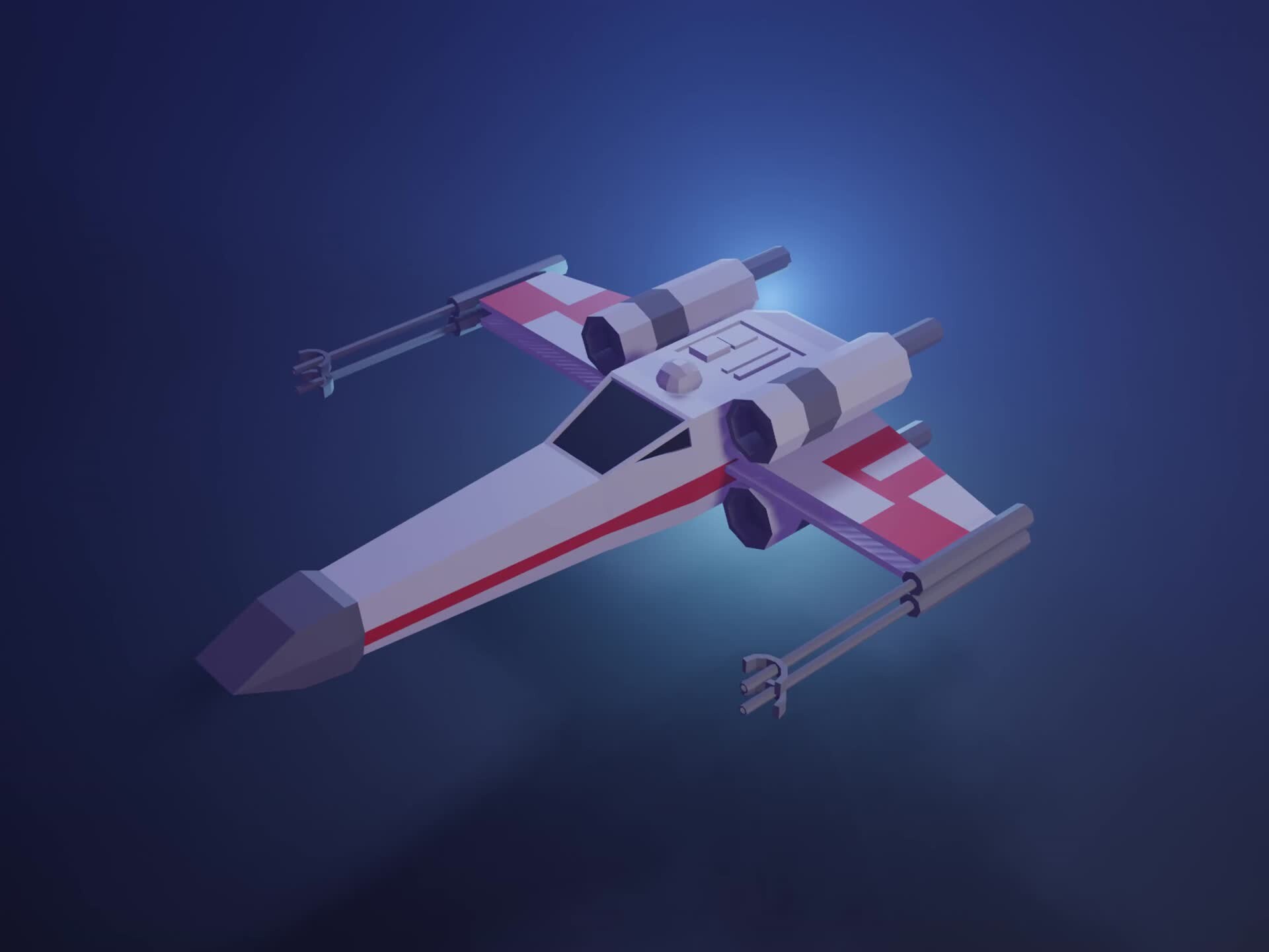 ArtStation - Star wars X-wing Animation