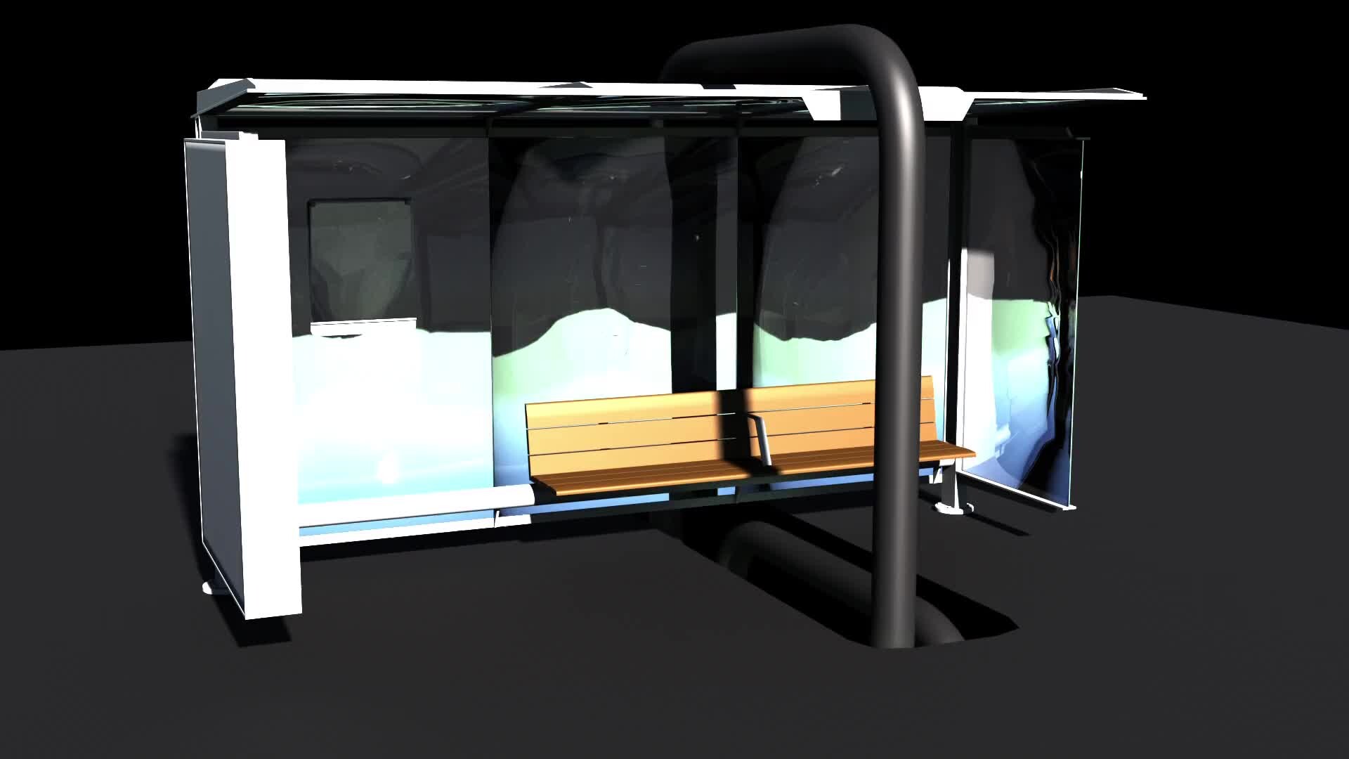 ArtStation - Bus Station Destruction with Houdini (Metal, Wood and Glass)