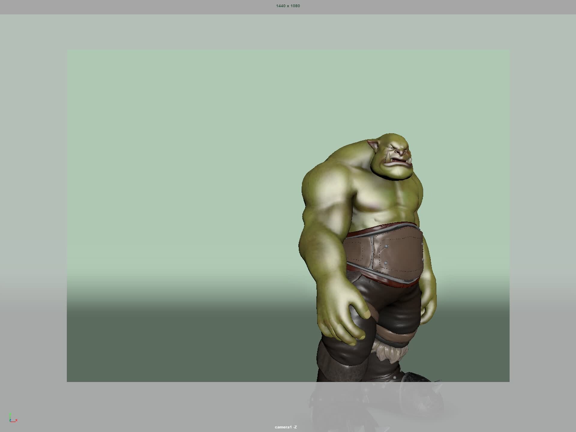 ArtStation - Orc Lip-sync Shot