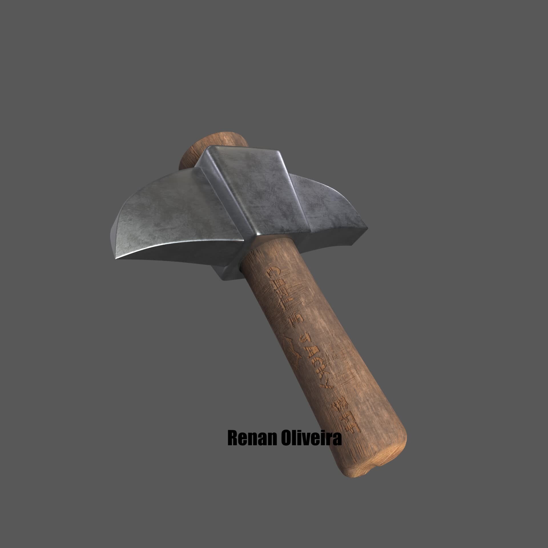 ArtStation - Carl Pickaxe - Realistic Version