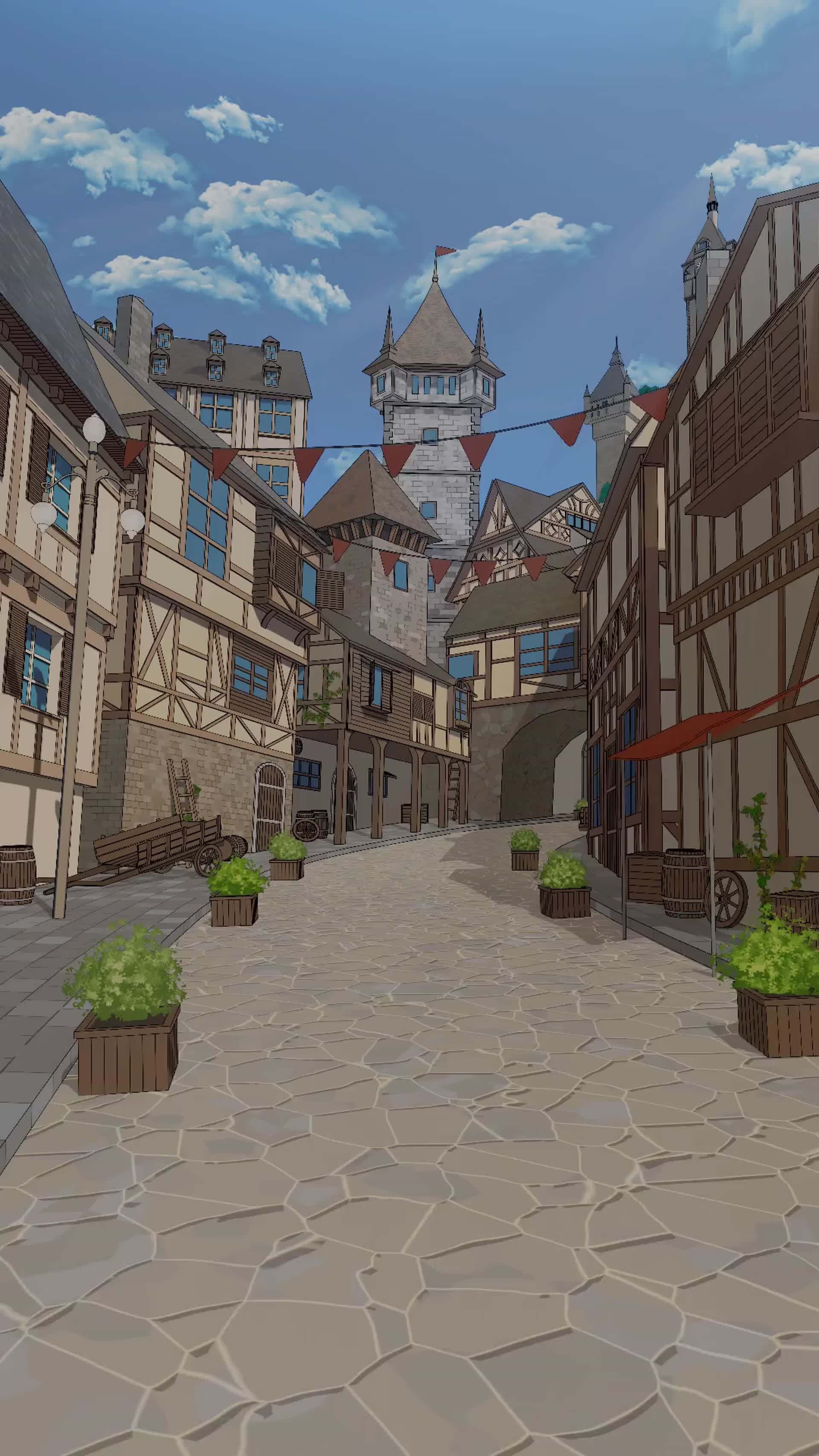 ArtStation - Large Medieval City