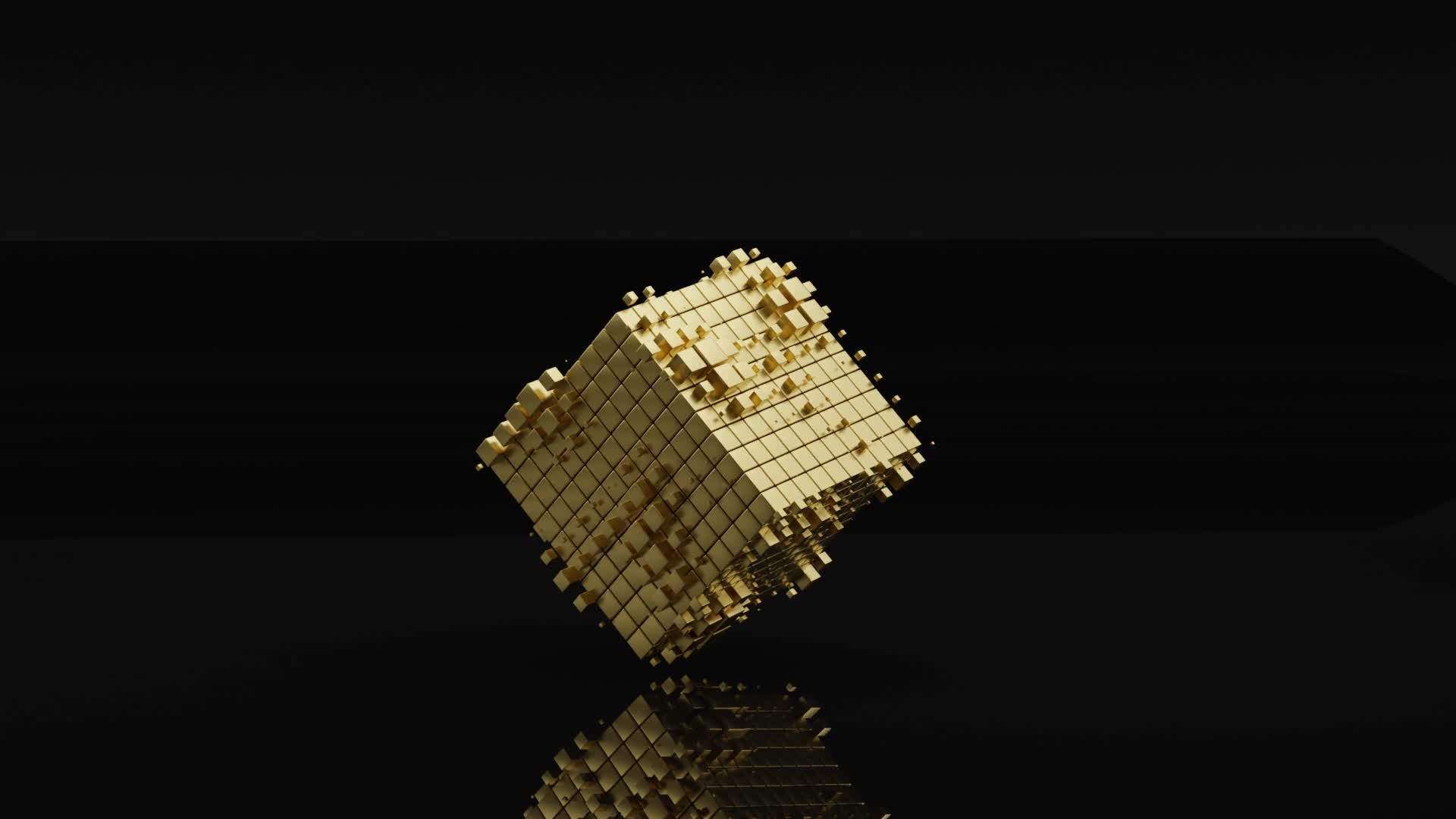 ArtStation - golden cube