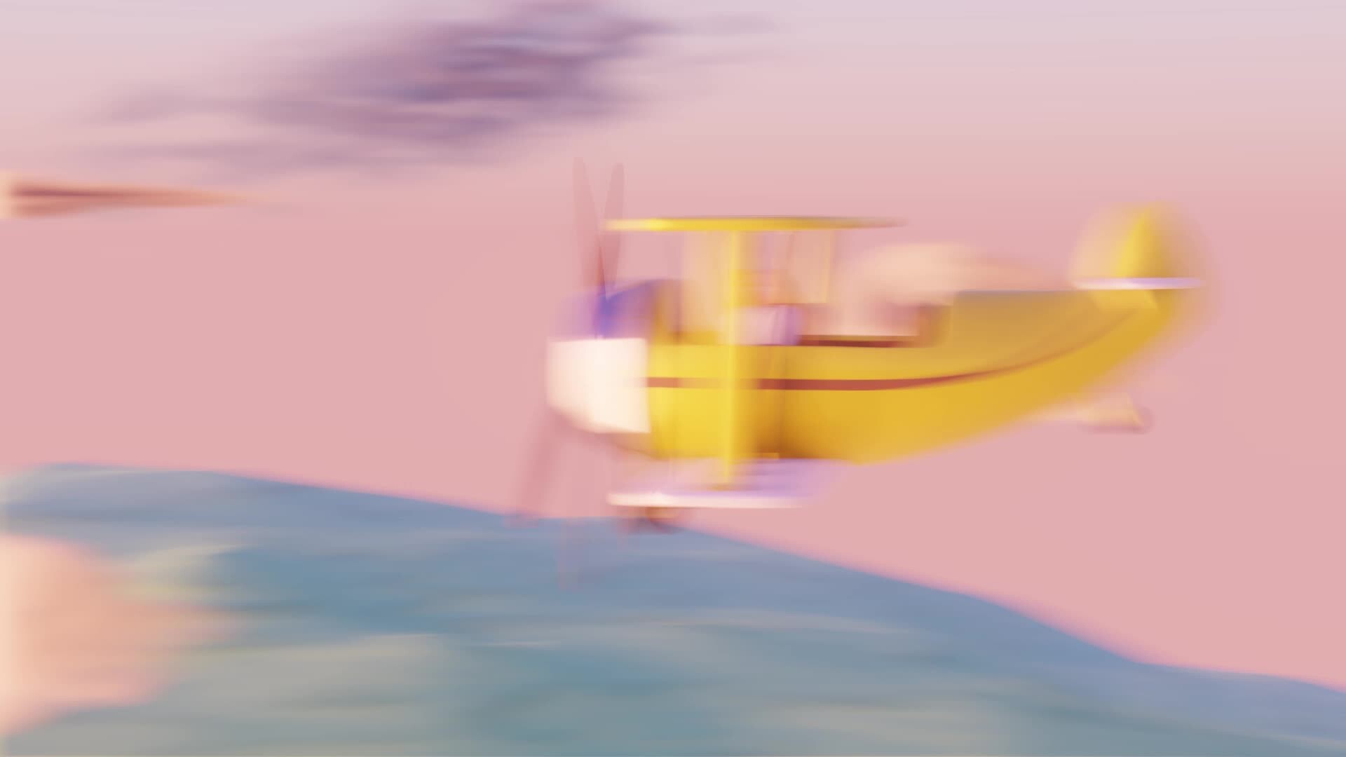 ArtStation - Toy plane flight