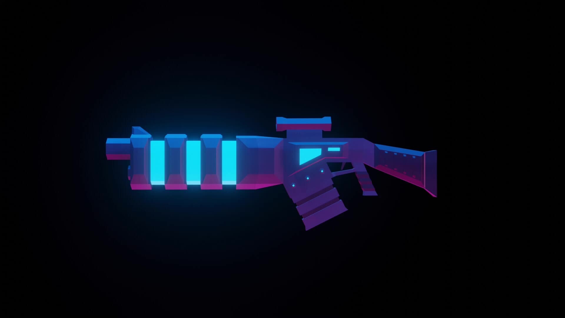 ArtStation - A lot of guns -3D Low Poly