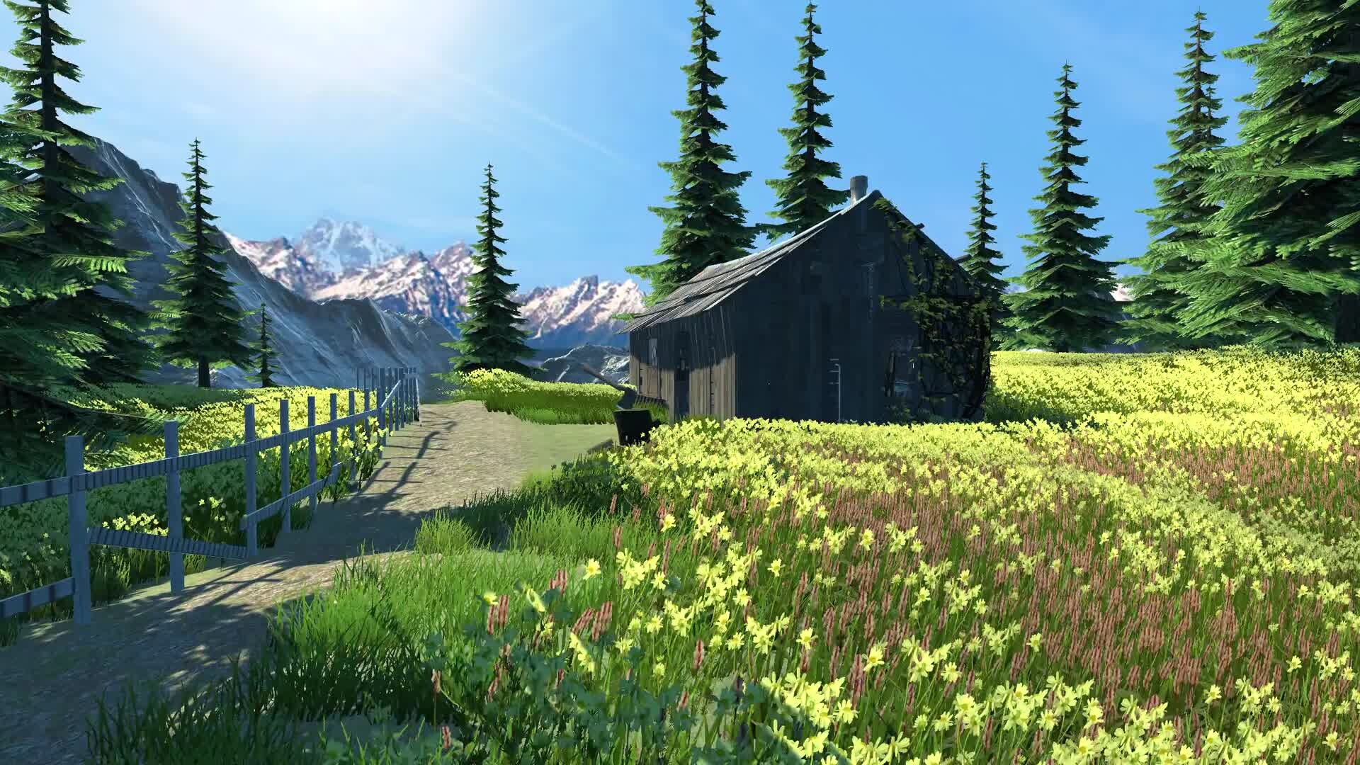 ArtStation - Mountaine Scene In Unity