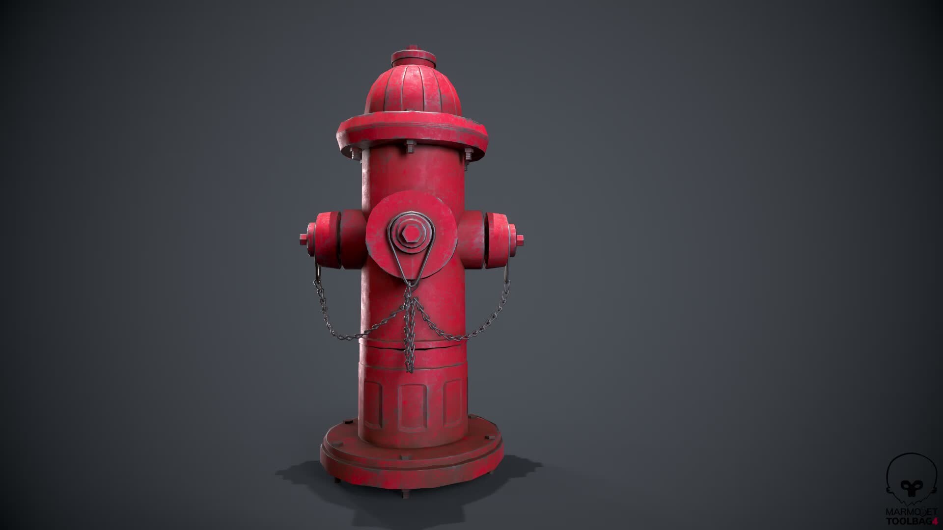 ArtStation - Fire Hydrant (3D Game prop)