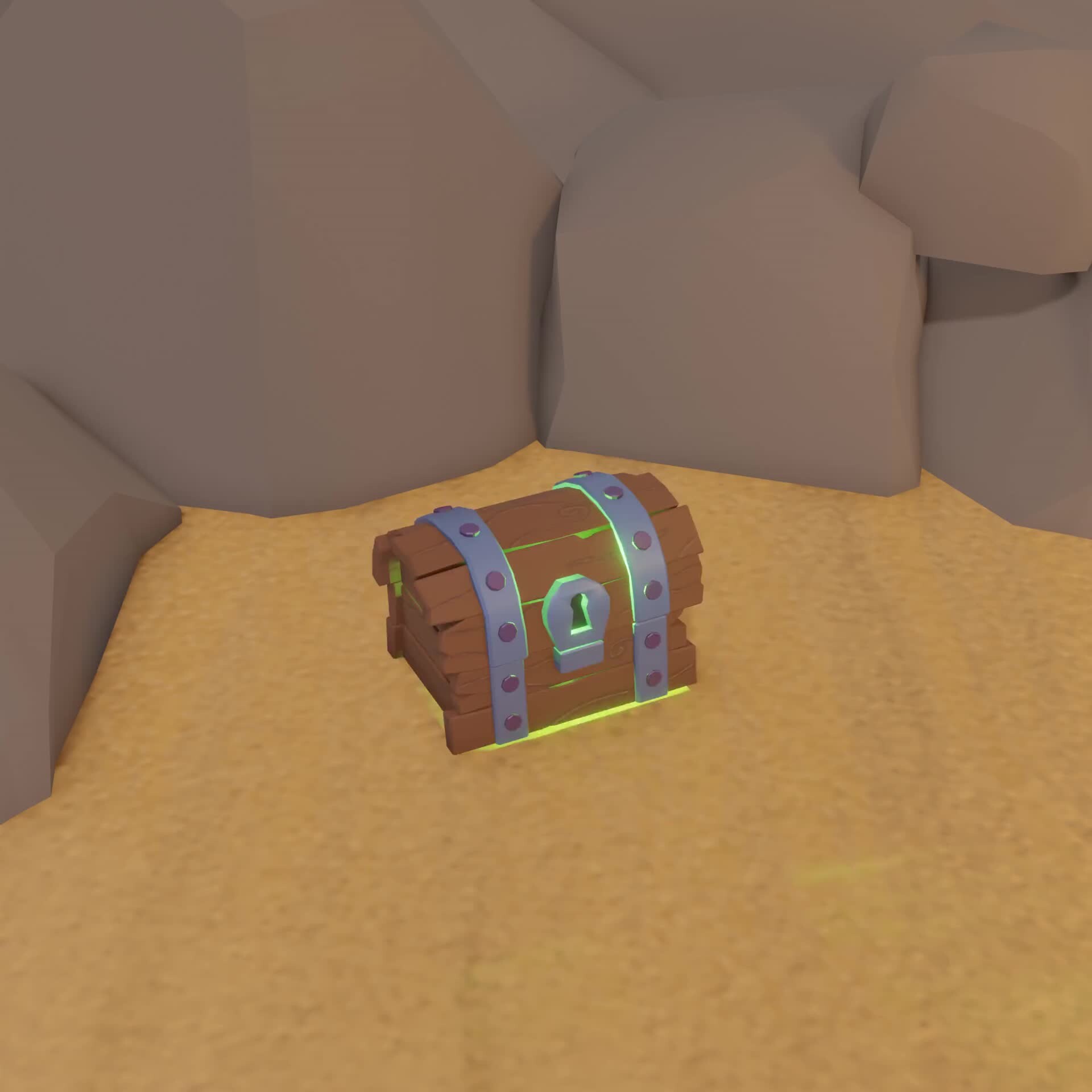 ArtStation - Opening chest animation