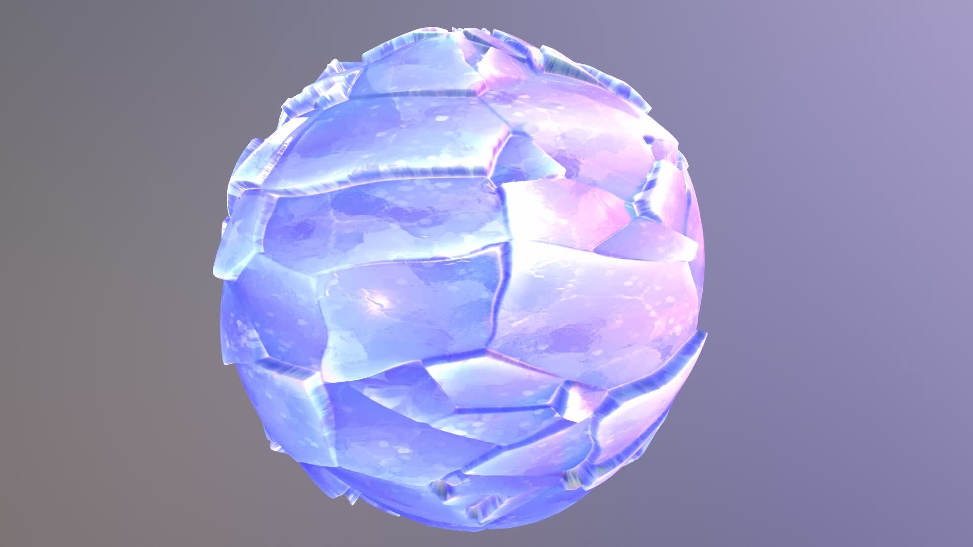 ArtStation - Stylized Cracked Ice Material