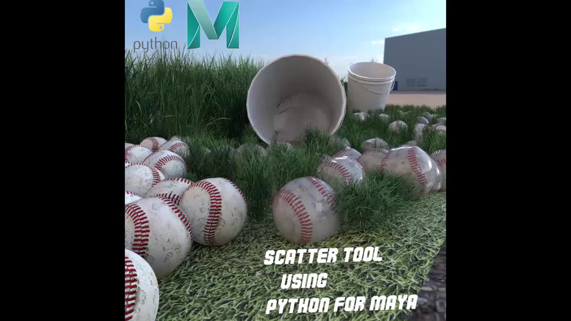 ArtStation - Python for Maya custom scatter tool