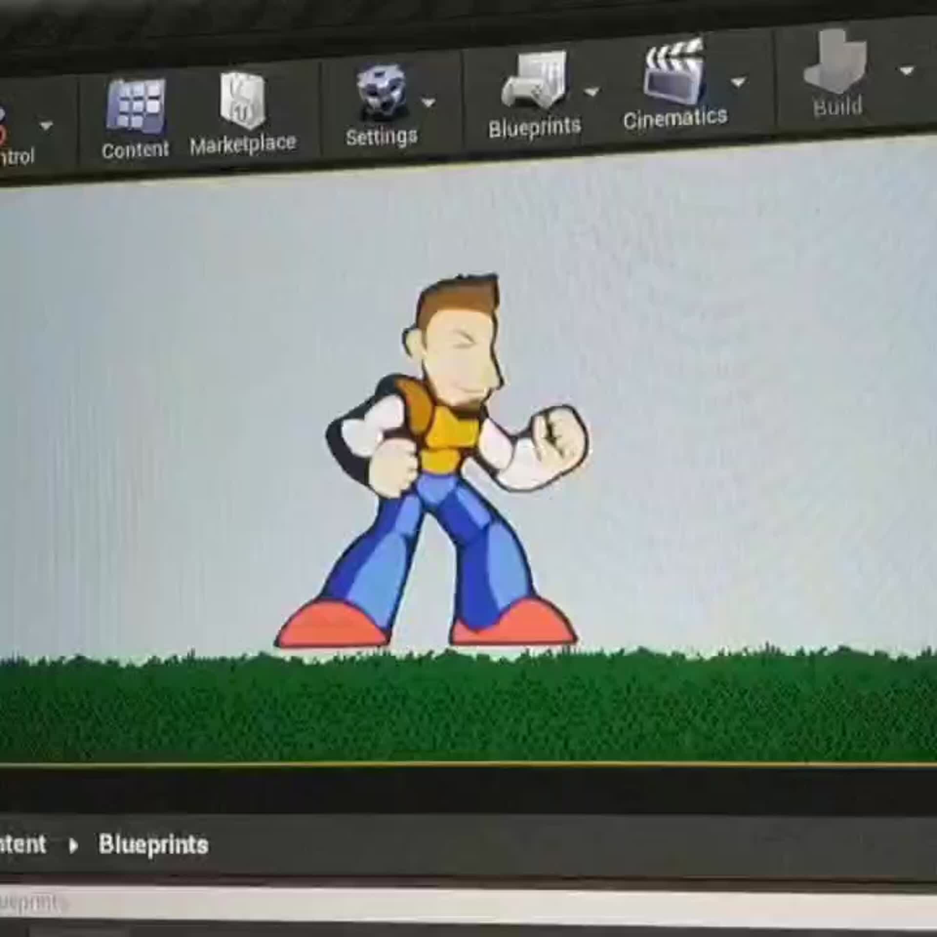 ArtStation - 2D Character move and jump