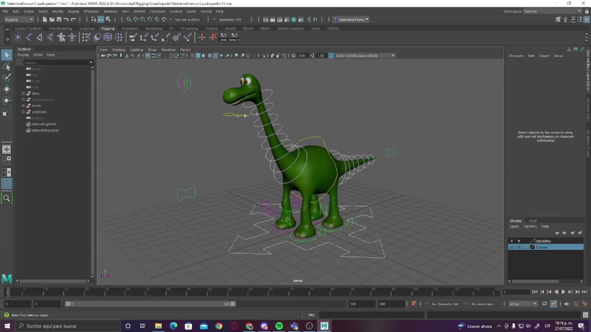 ArtStation - Dino rig