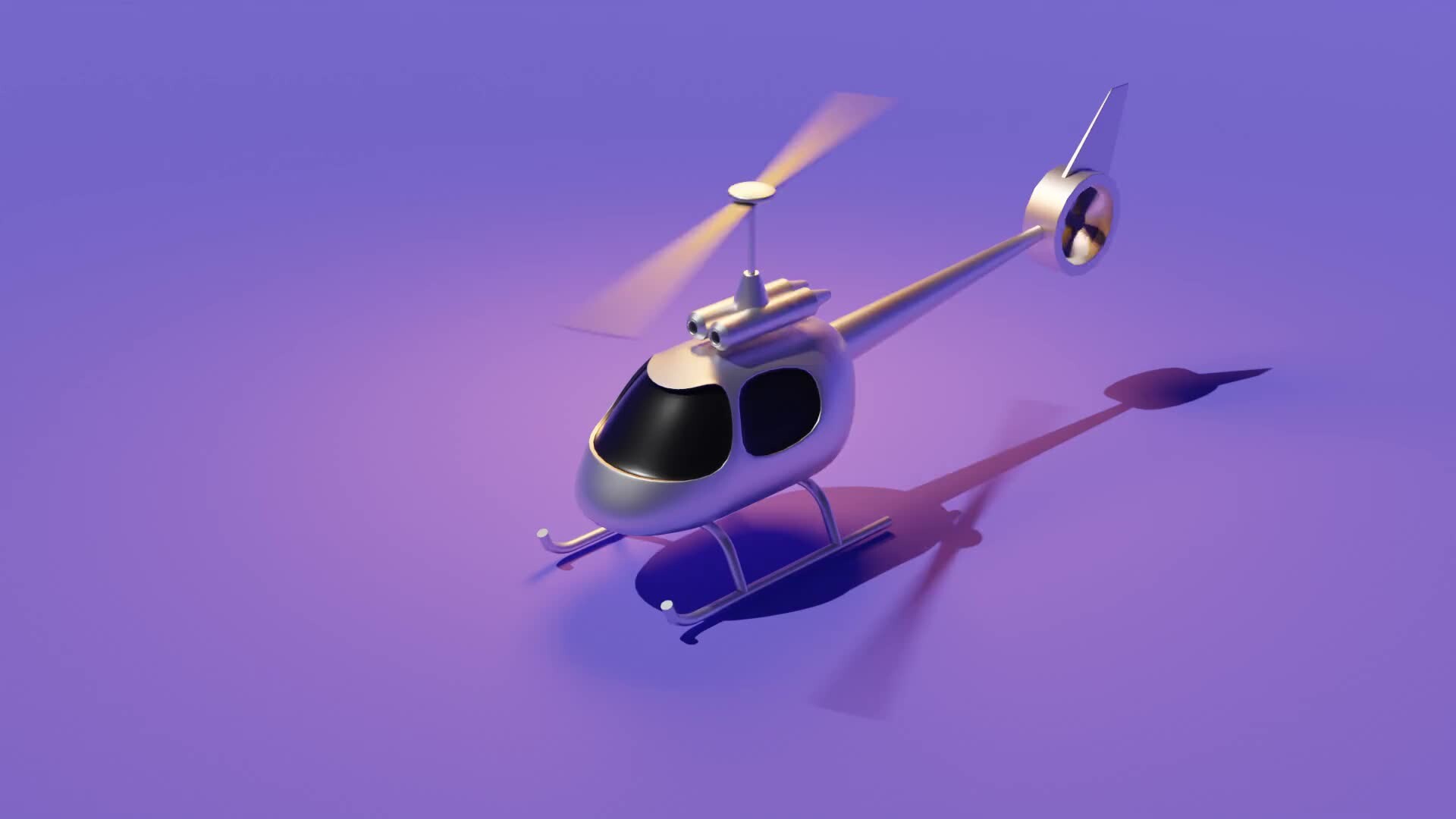 ArtStation - Helicopter Loop Animation