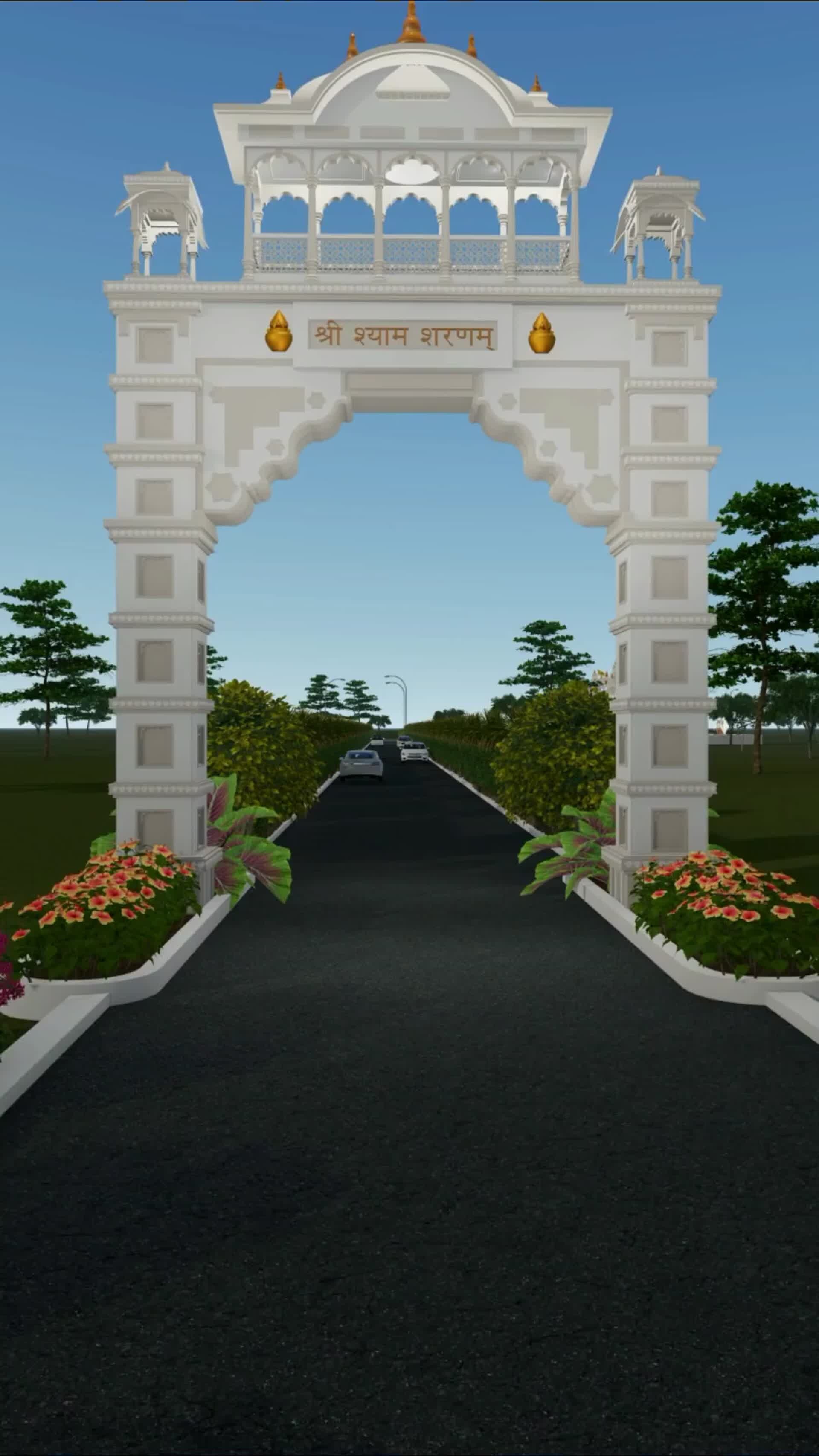 Indian Architect Info - P696 Khatu Shyam Temple @ Dalot, Pratapgarh ...