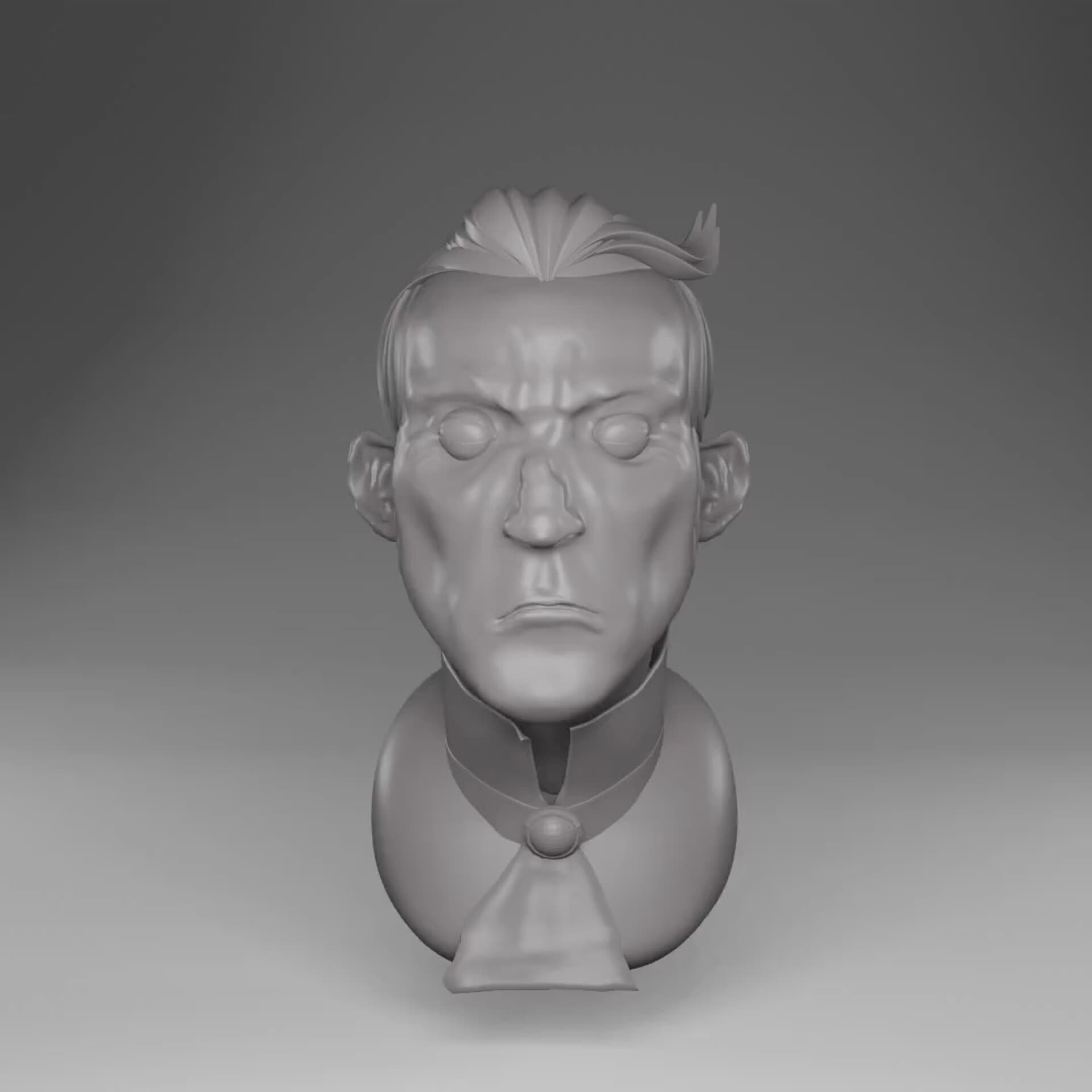 ArtStation - 3D face scuplts