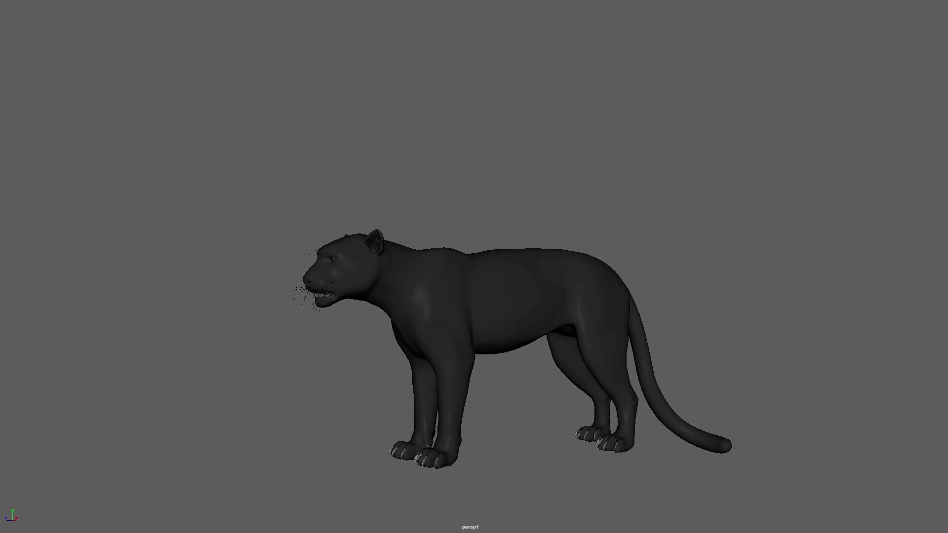 ArtStation - tiger roaring animation