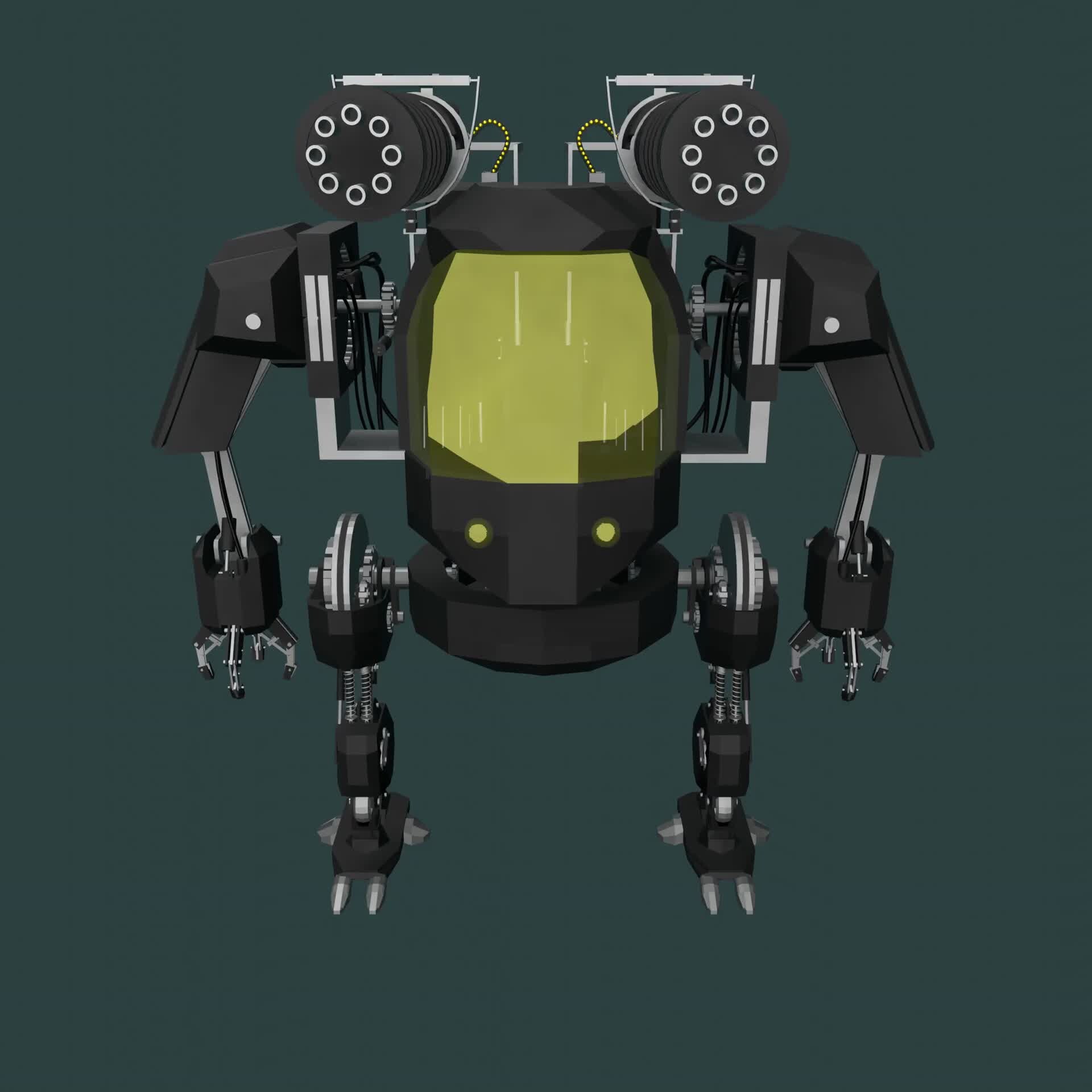 ArtStation - Battle Mech Robot