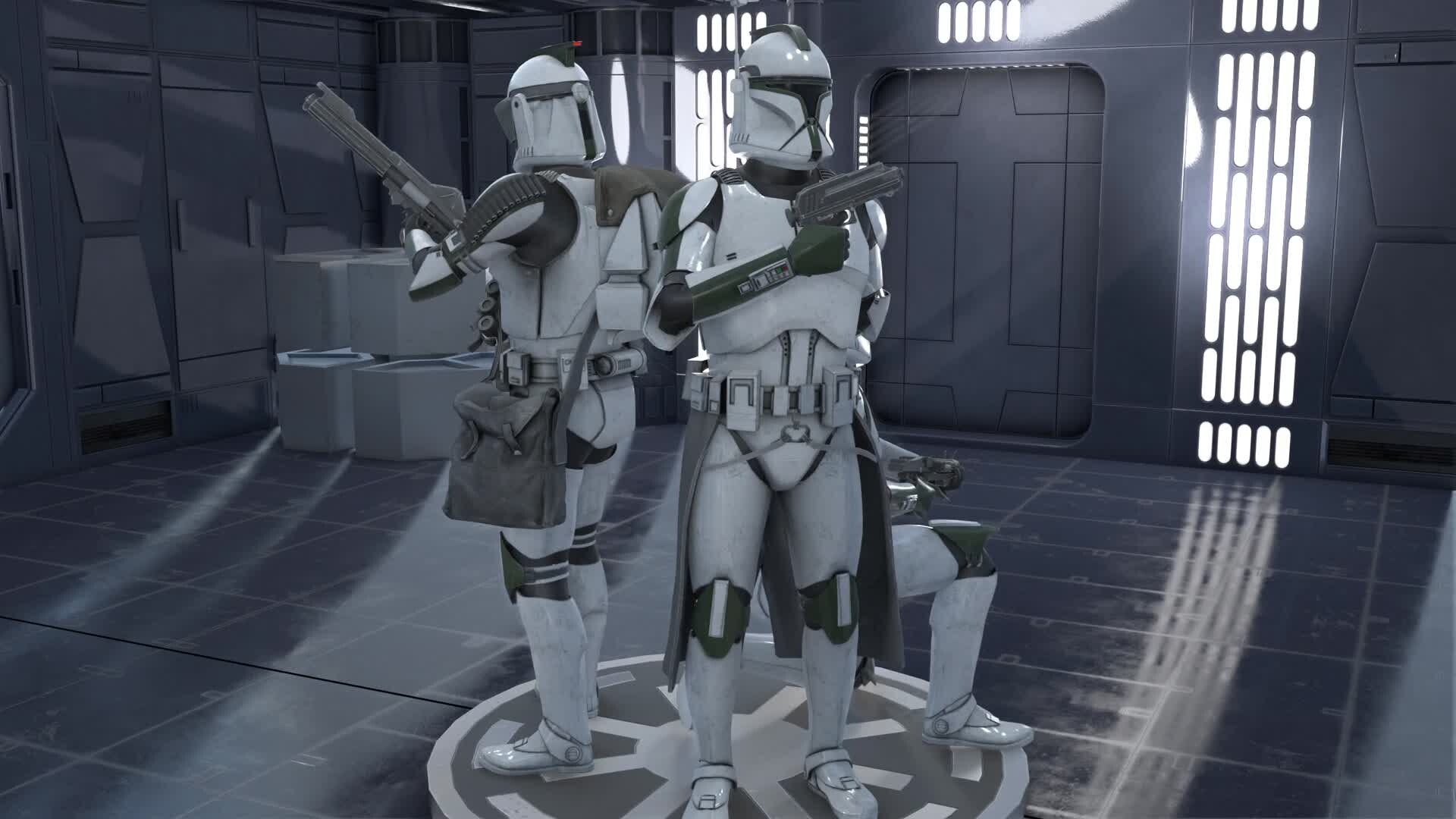 ArtStation - Phase 1 Clone Trooper Rotation Renders