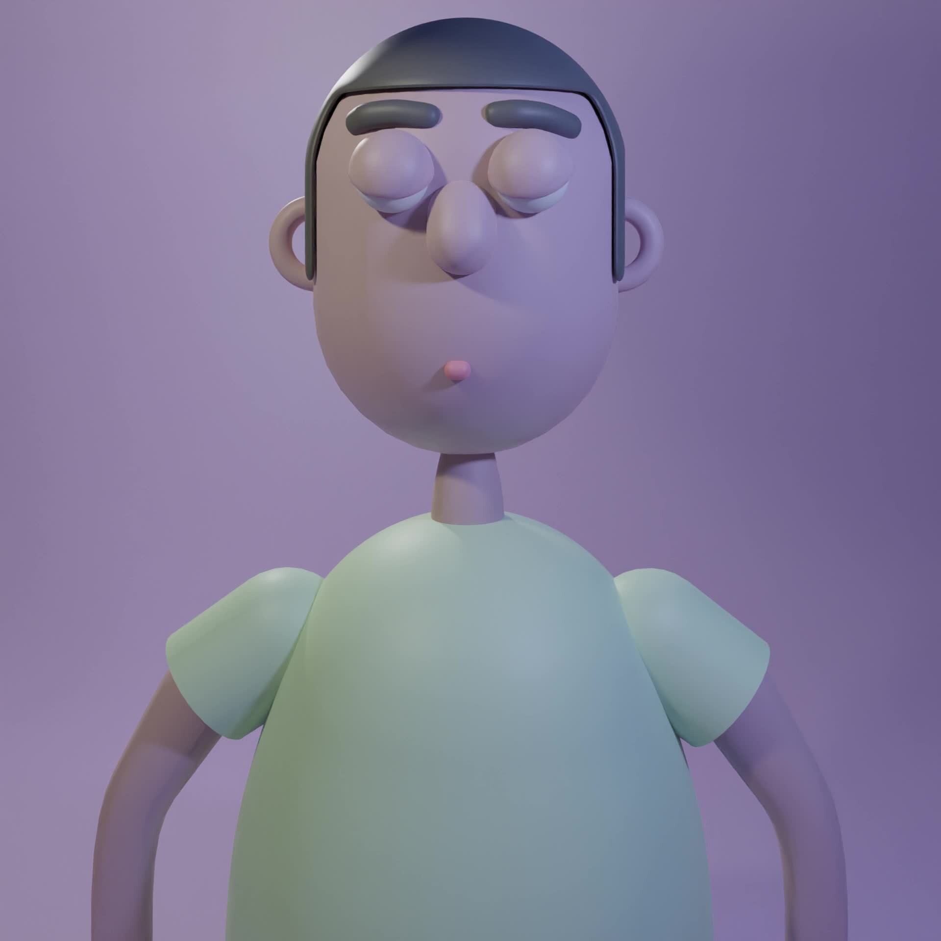 ArtStation - Geometry Characters Blender