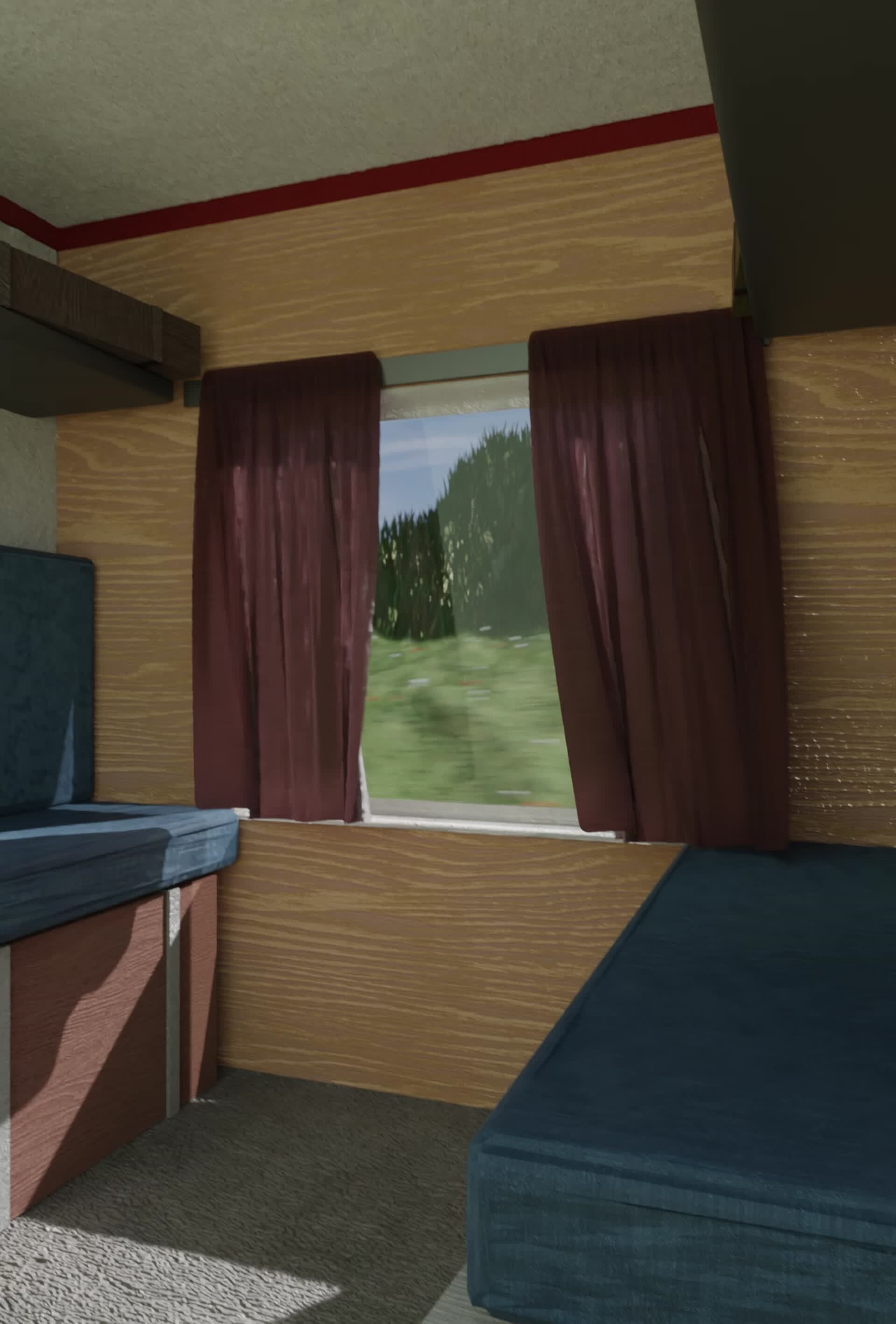 ArtStation - Train Scene