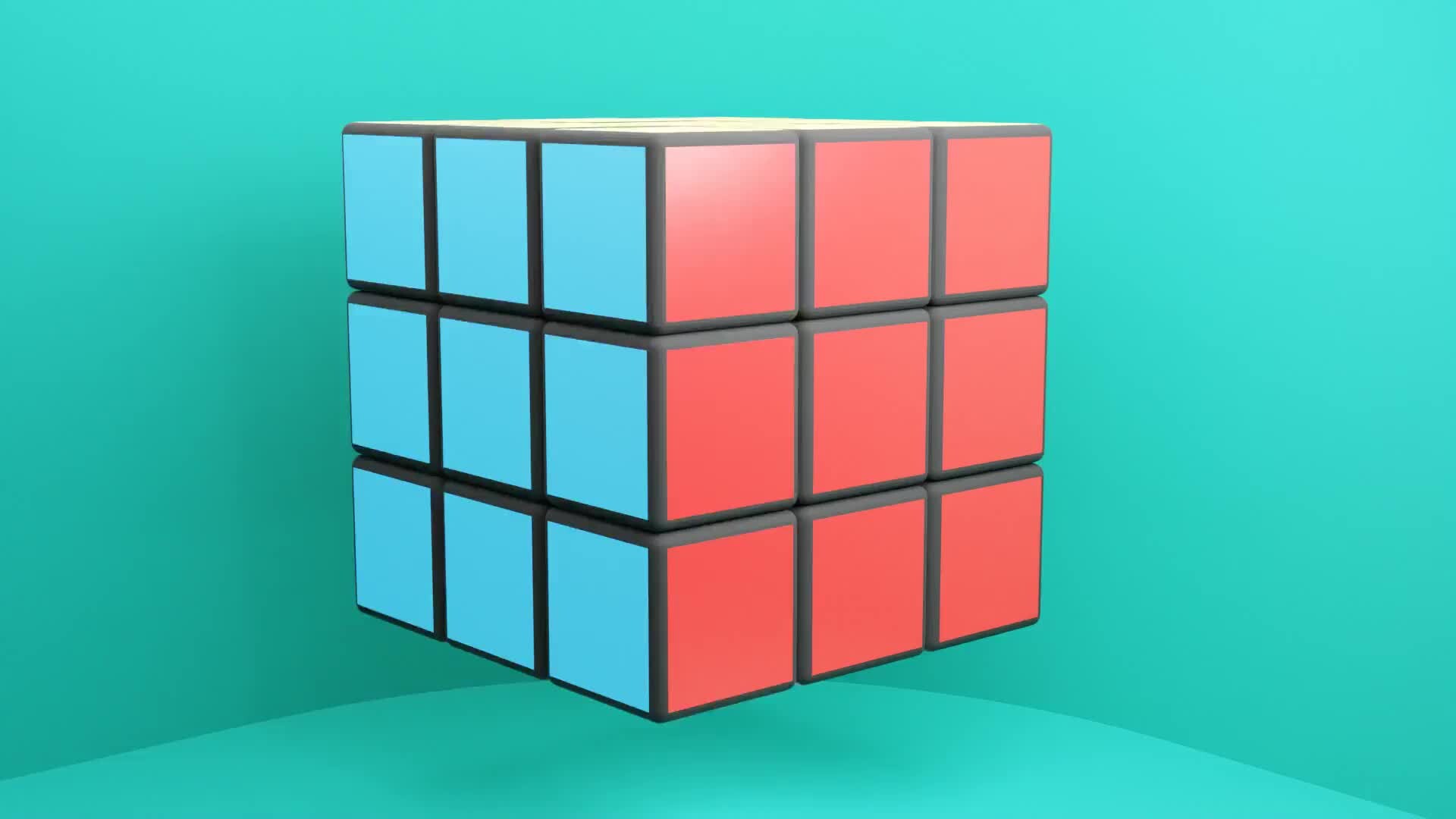 ArtStation - Rubik's Cube animation