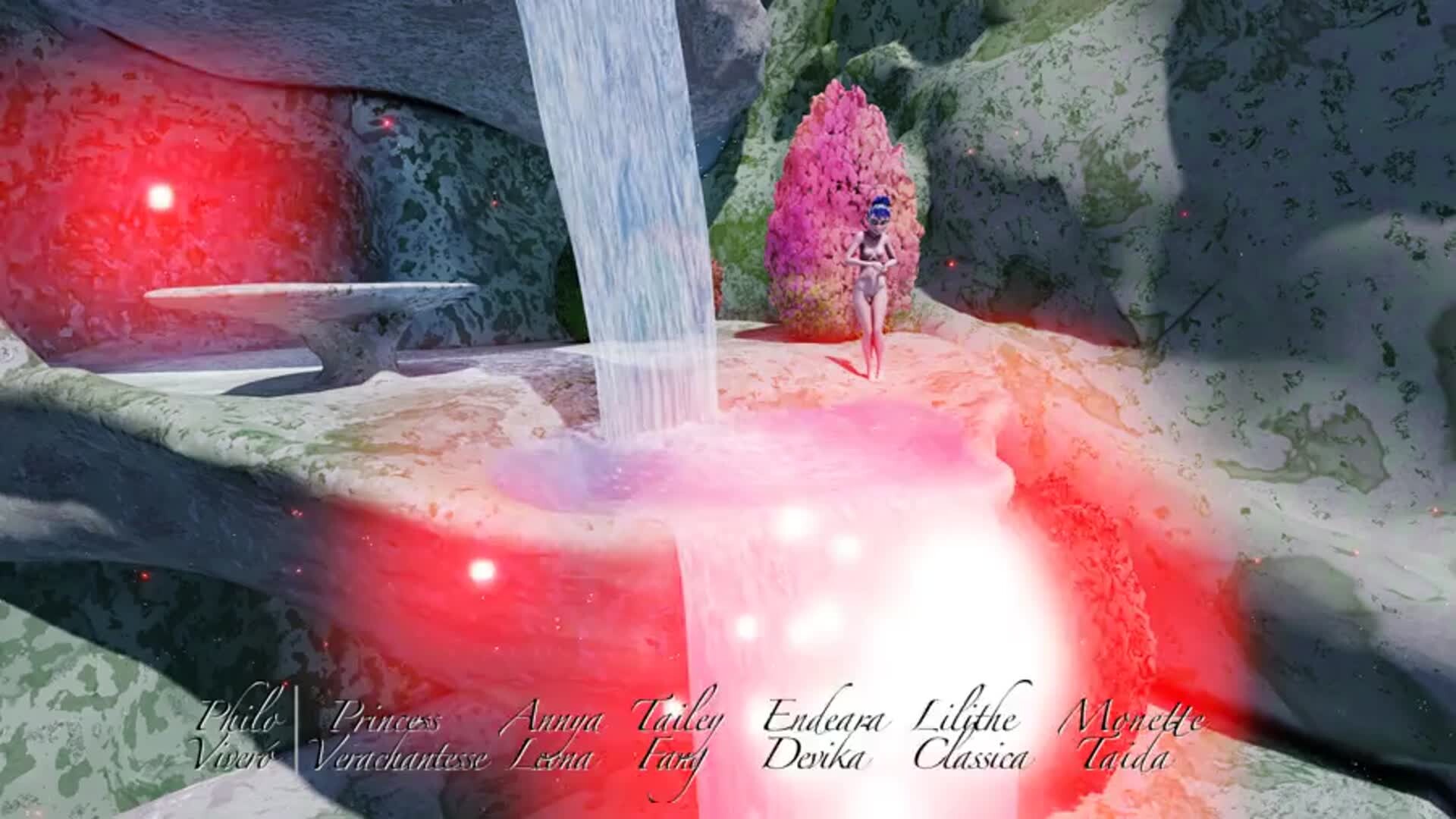 ArtStation - Princess Verachantesse, Waterfall Home, Entering the Pool I