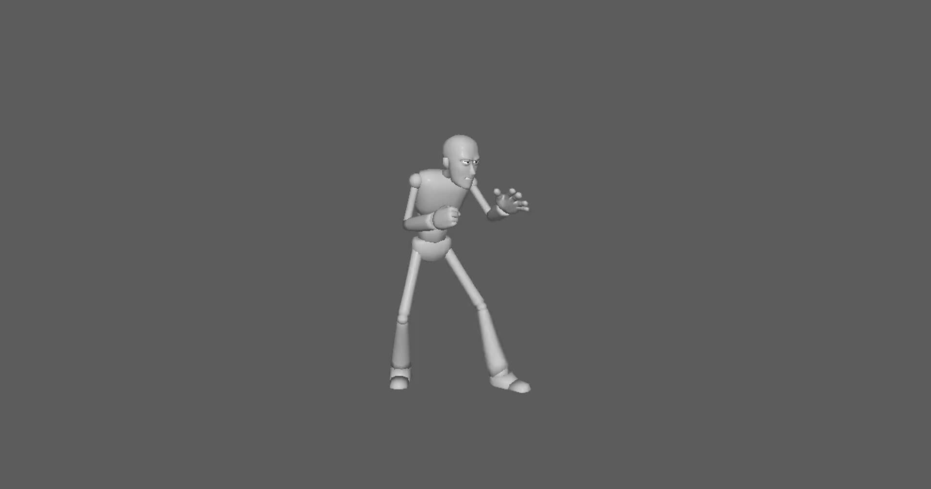 ArtStation - Combat Stance to Kick Variations