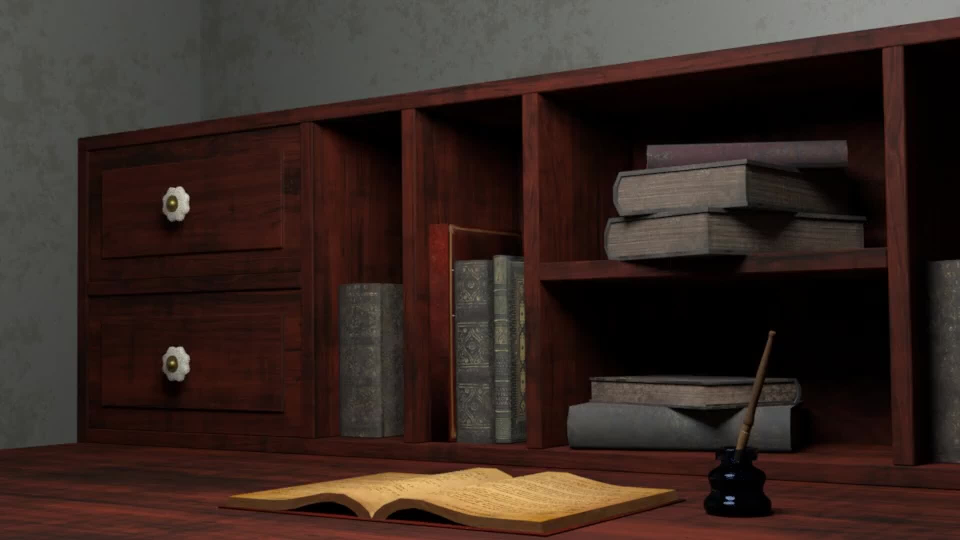 ArtStation - book animation