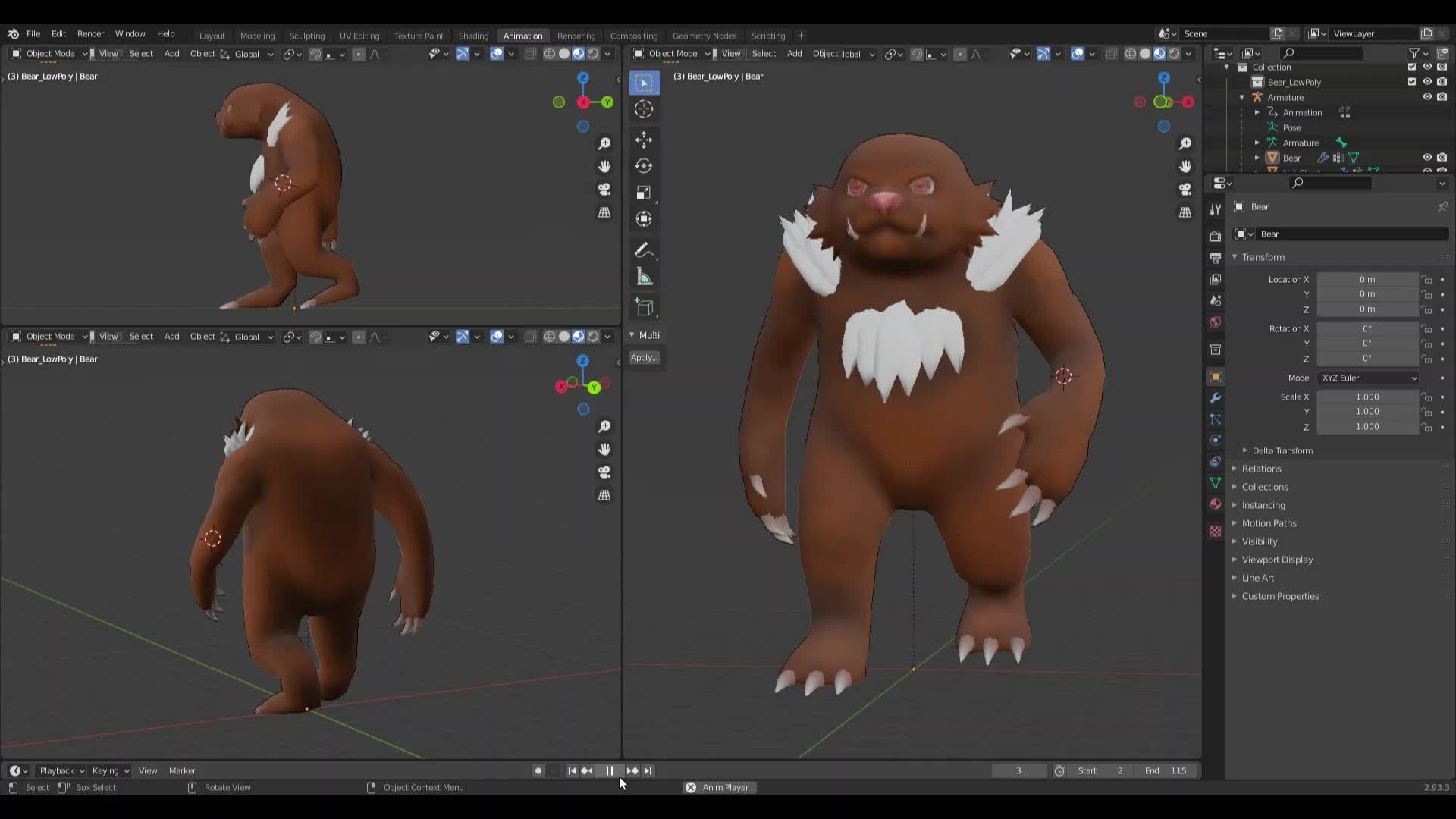ArtStation - Student Project - Enemy Showcase