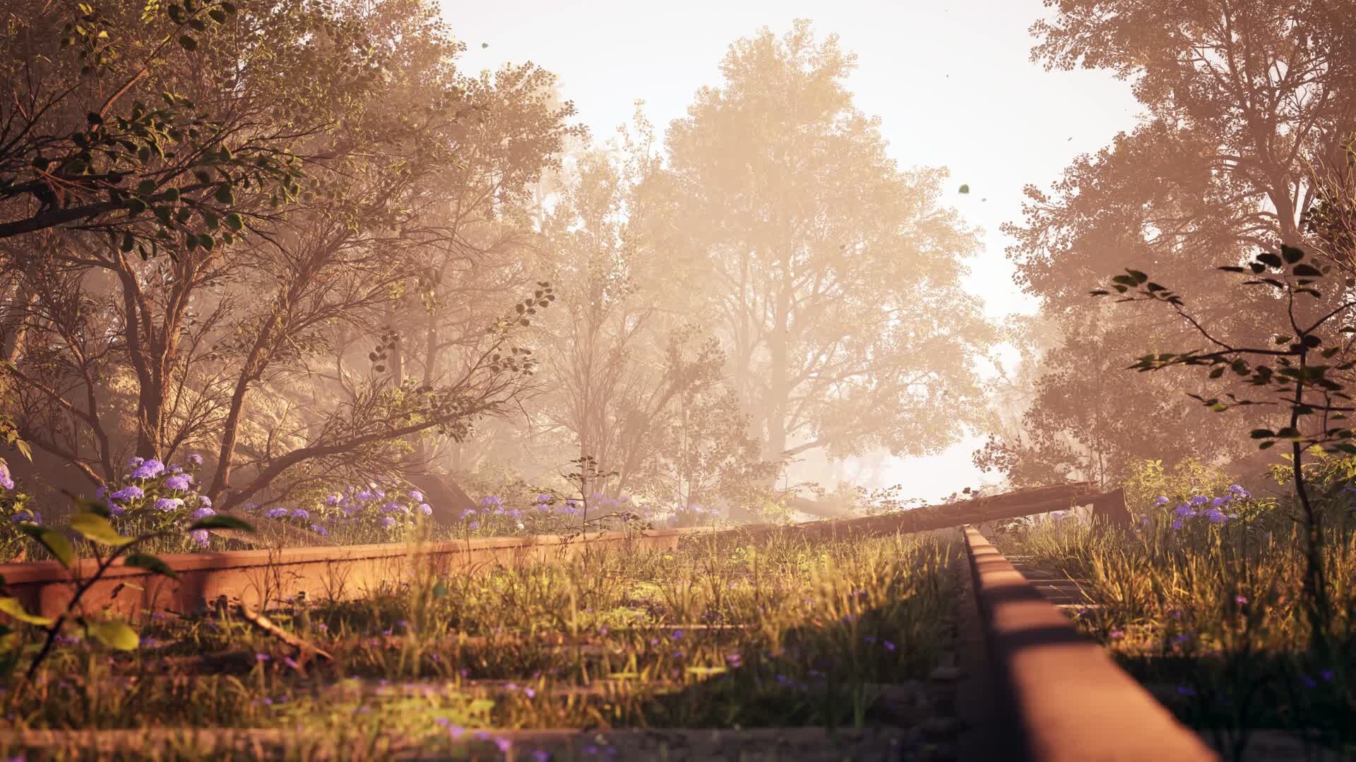 ArtStation - Forest Railway