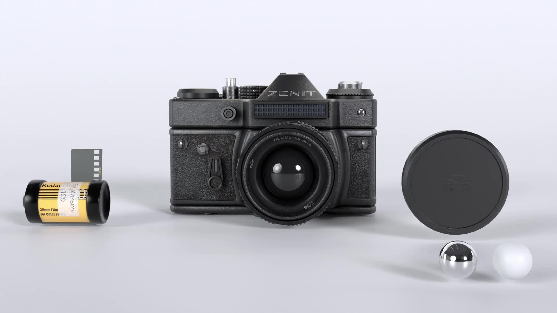 ArtStation - Vintage Camera | Zenit 11