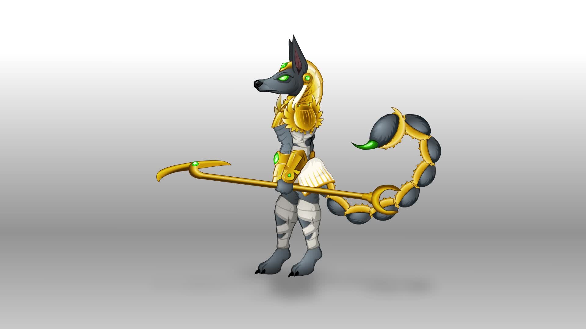 ArtStation - Anubis walking animation