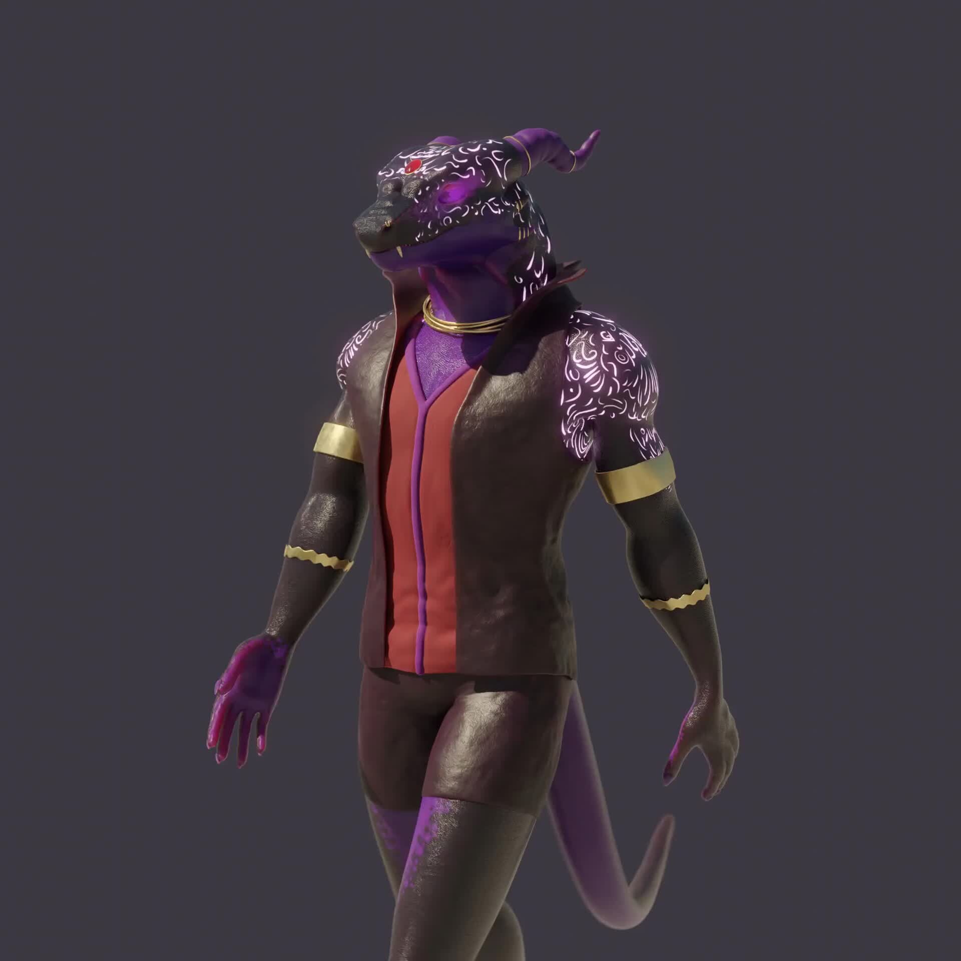 ArtStation - Dasher's Walking Animation