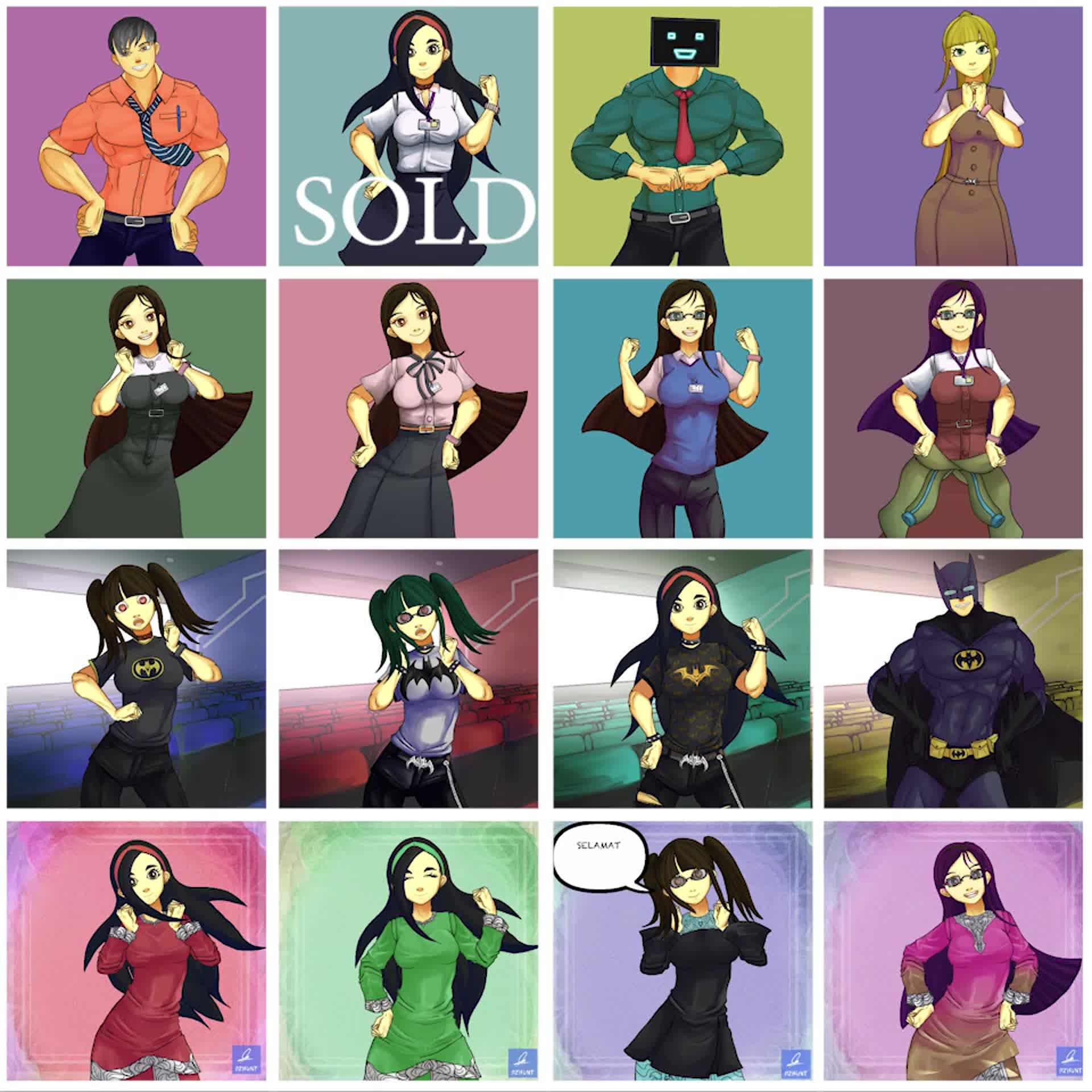 ArtStation - Waifu GIF Spine Animation